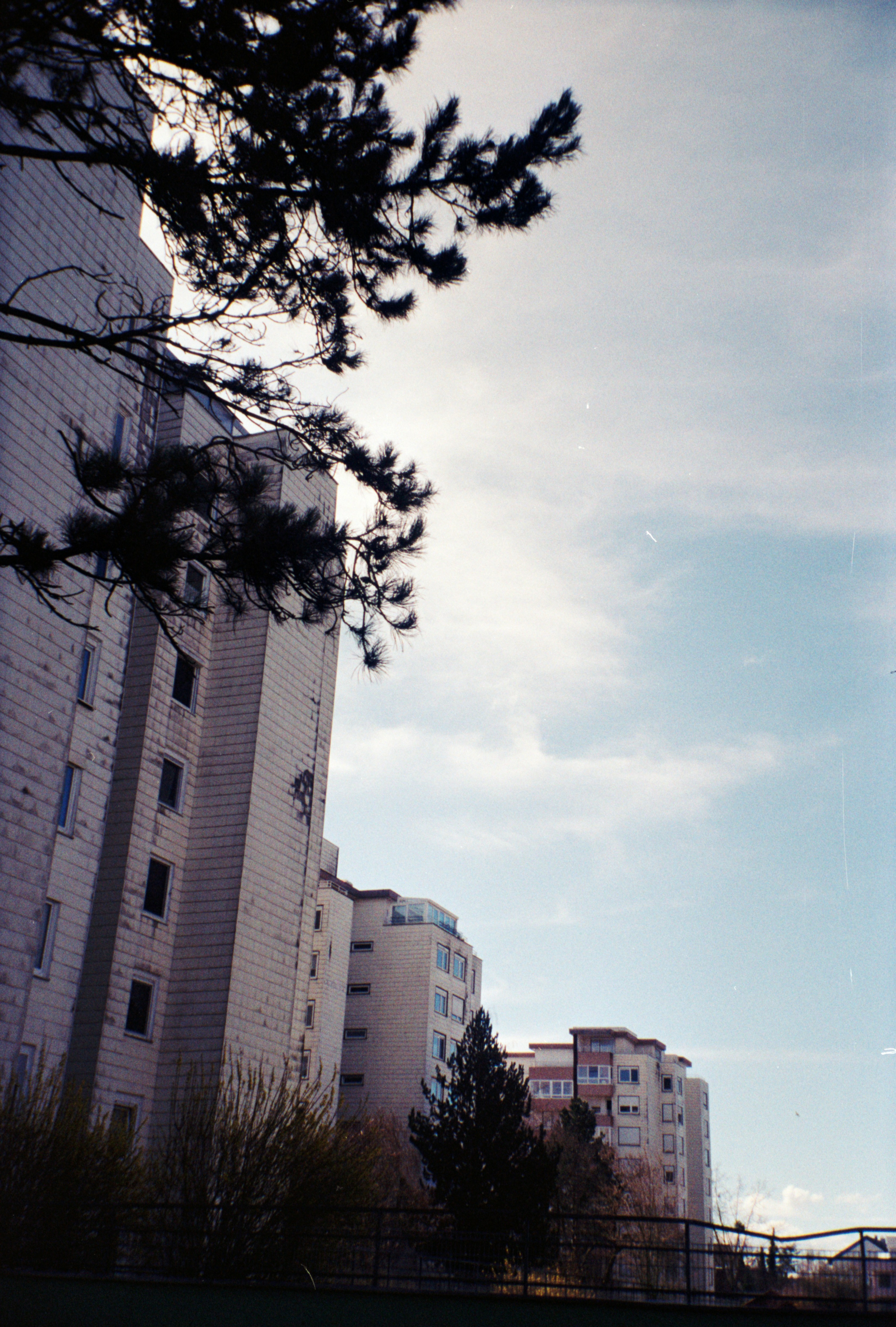 I somehow like views on apartment buildings like that. Shot on Kodak Gold 200 Film. My Best Film Work on my Website and my Pinterest.