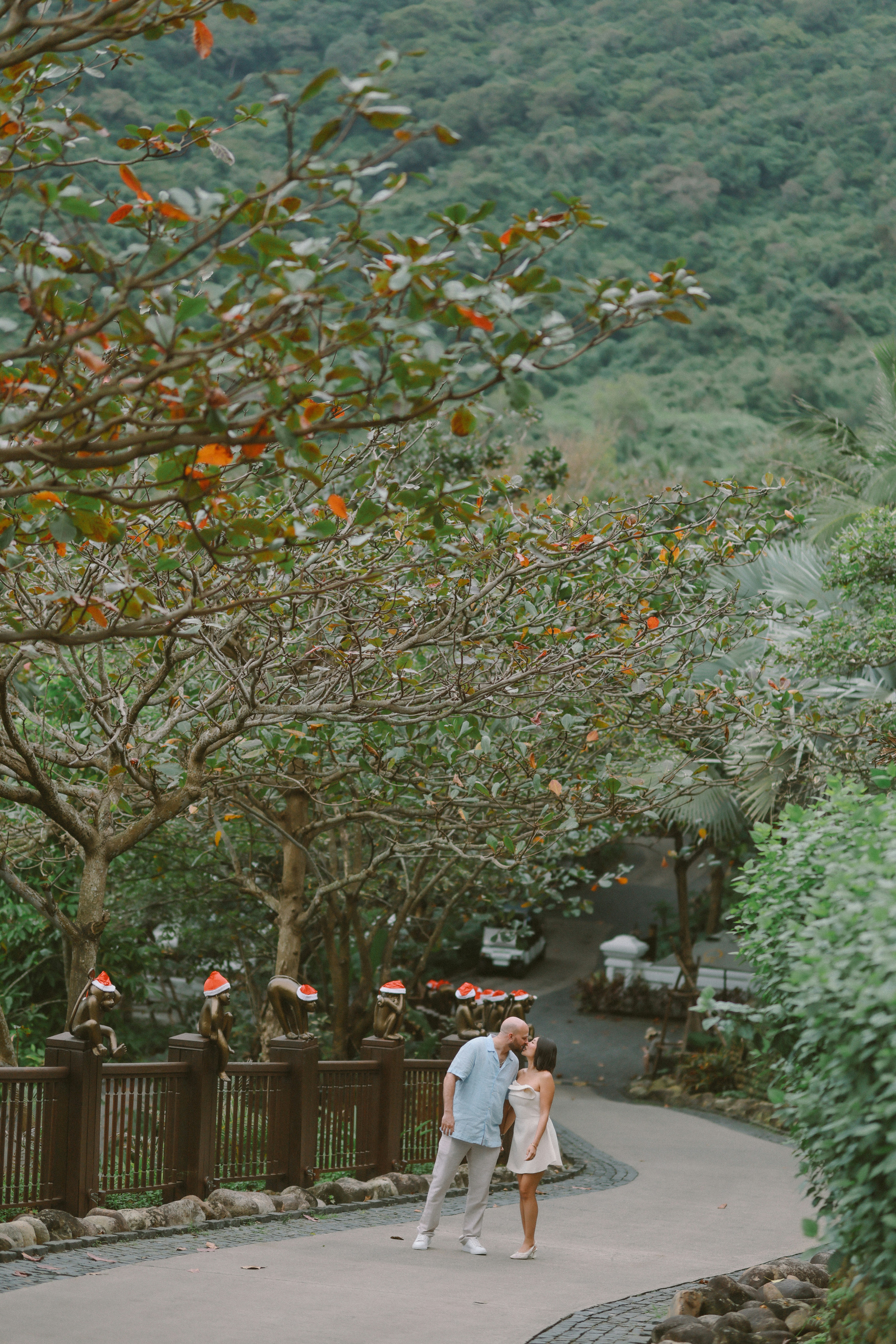A Quiet Kiss on the Winding Garden Path