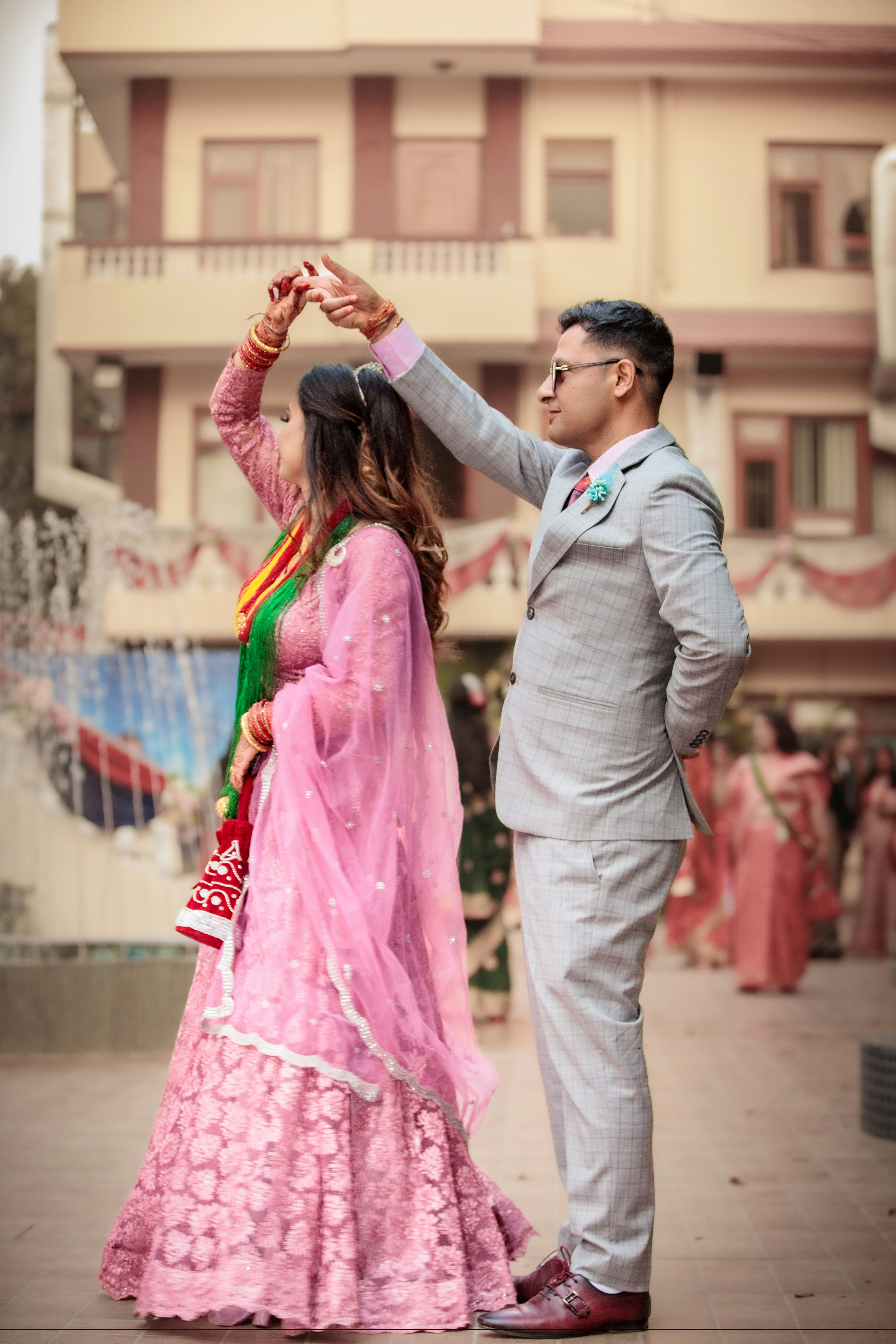 First Dance Step: The Bride and Groom Lead with Grace