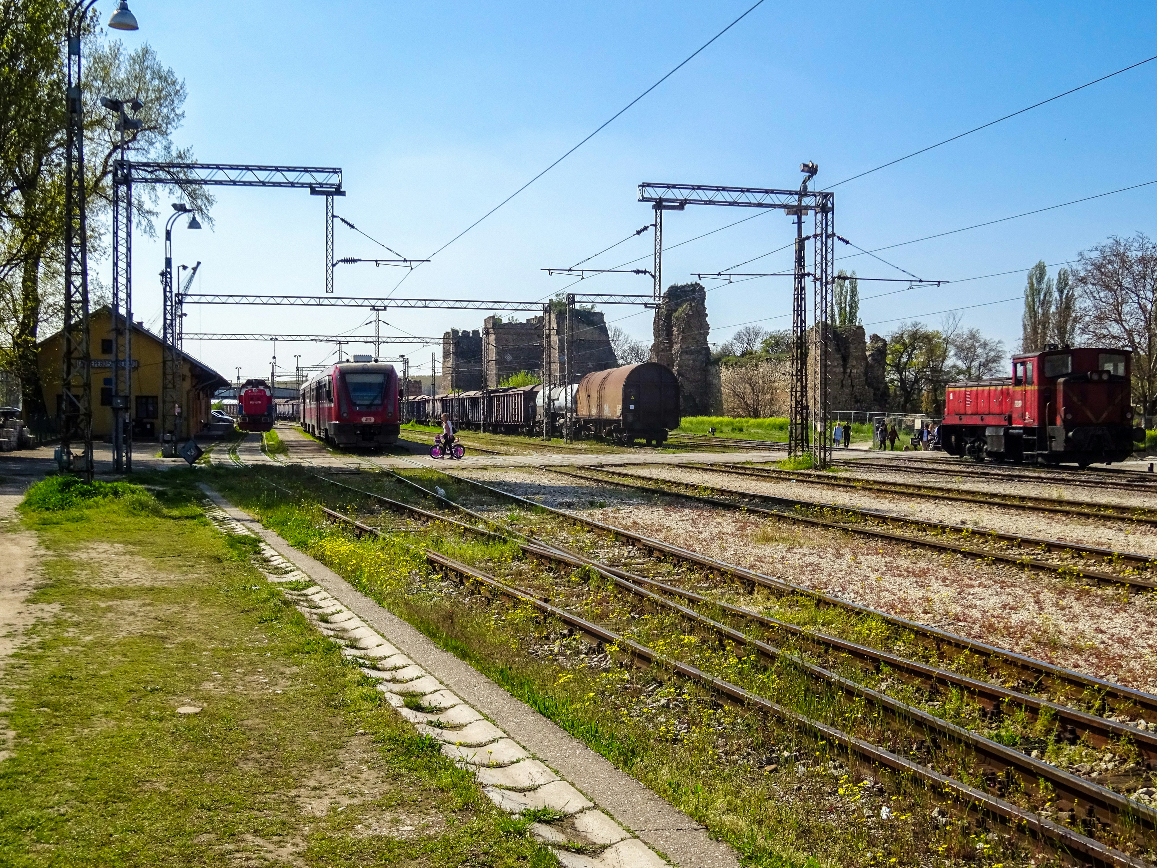 Railyard Confluence: Trains, Tracks, and Echoes of the Past