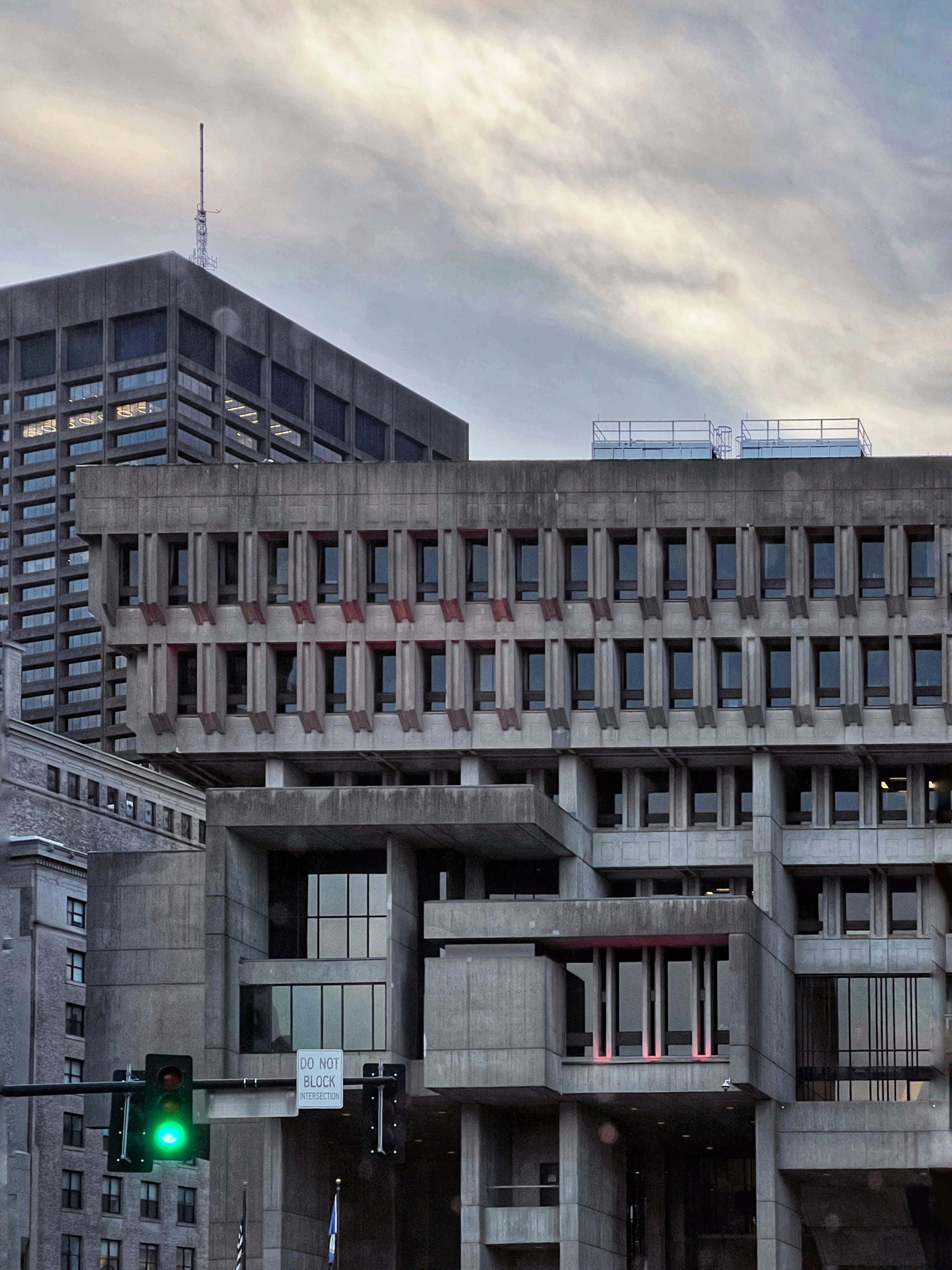 Concrete Grid: A City Block of Brutalist Geometry