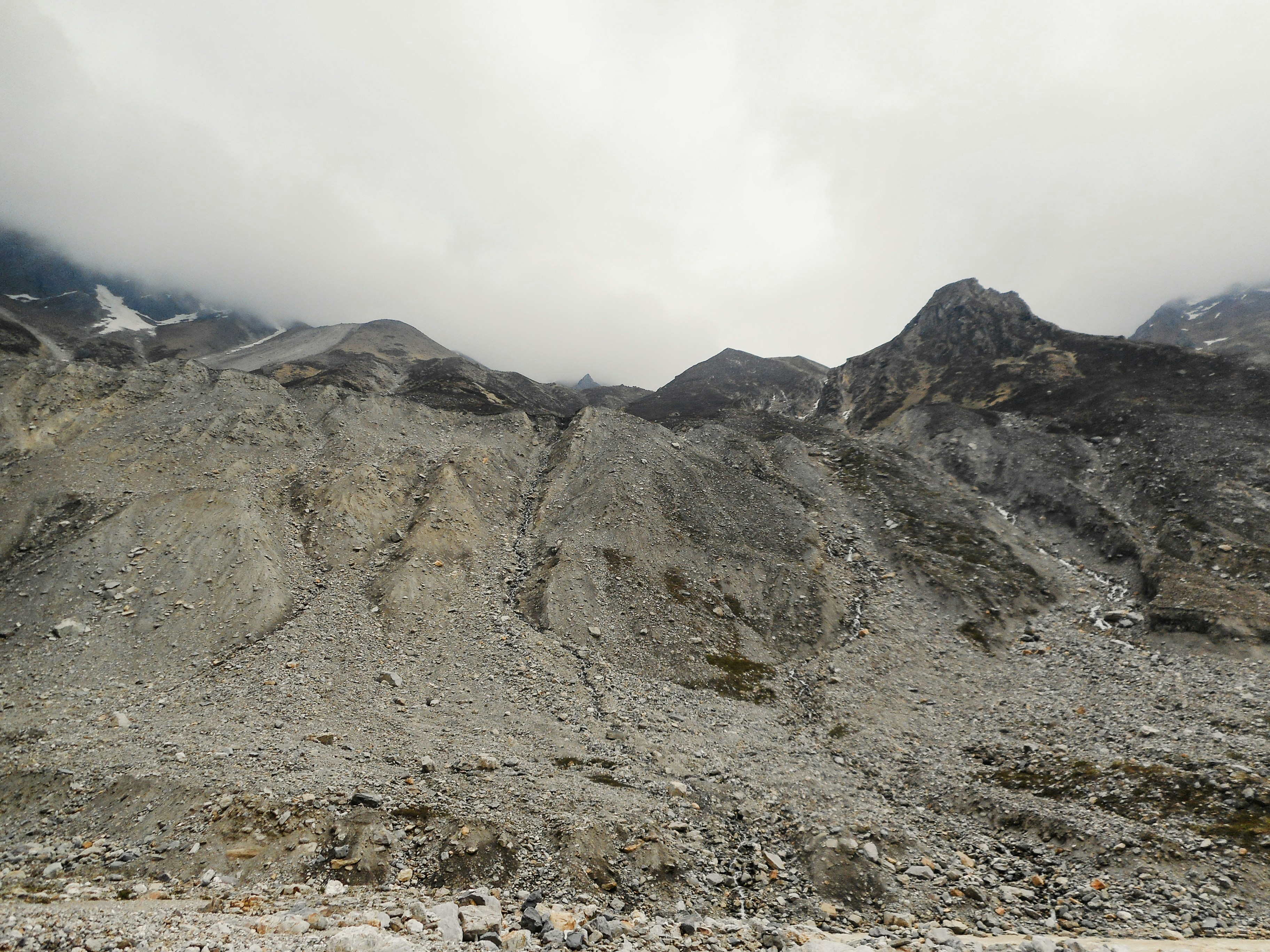 A peaceful view of the Himalayas captured in natural light.