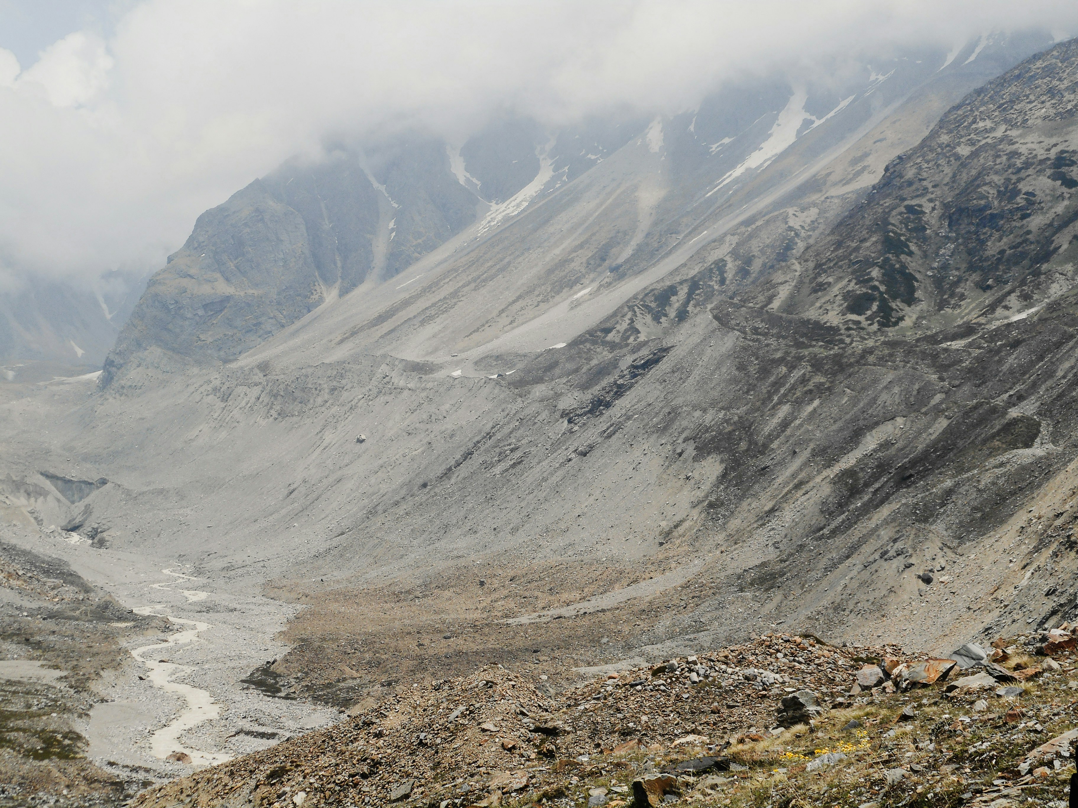 A peaceful view of the Himalayas captured in natural light.