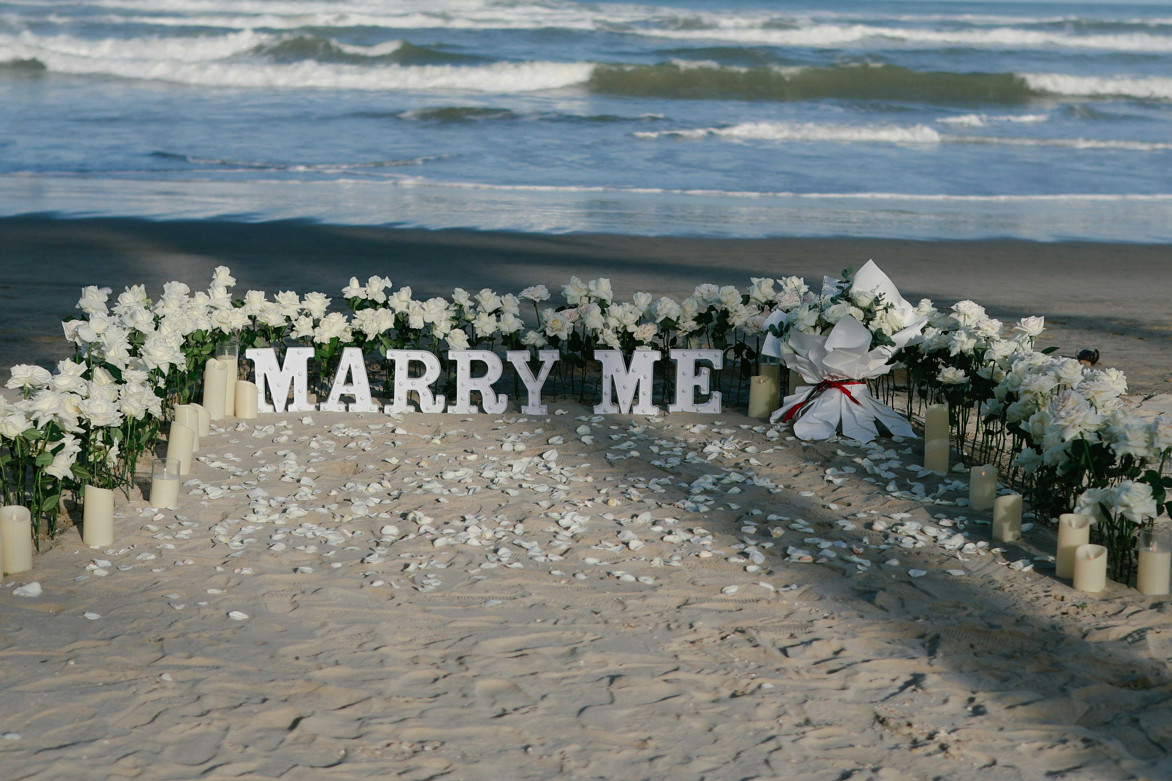 A Floral Aisle Opens to the Sea: 