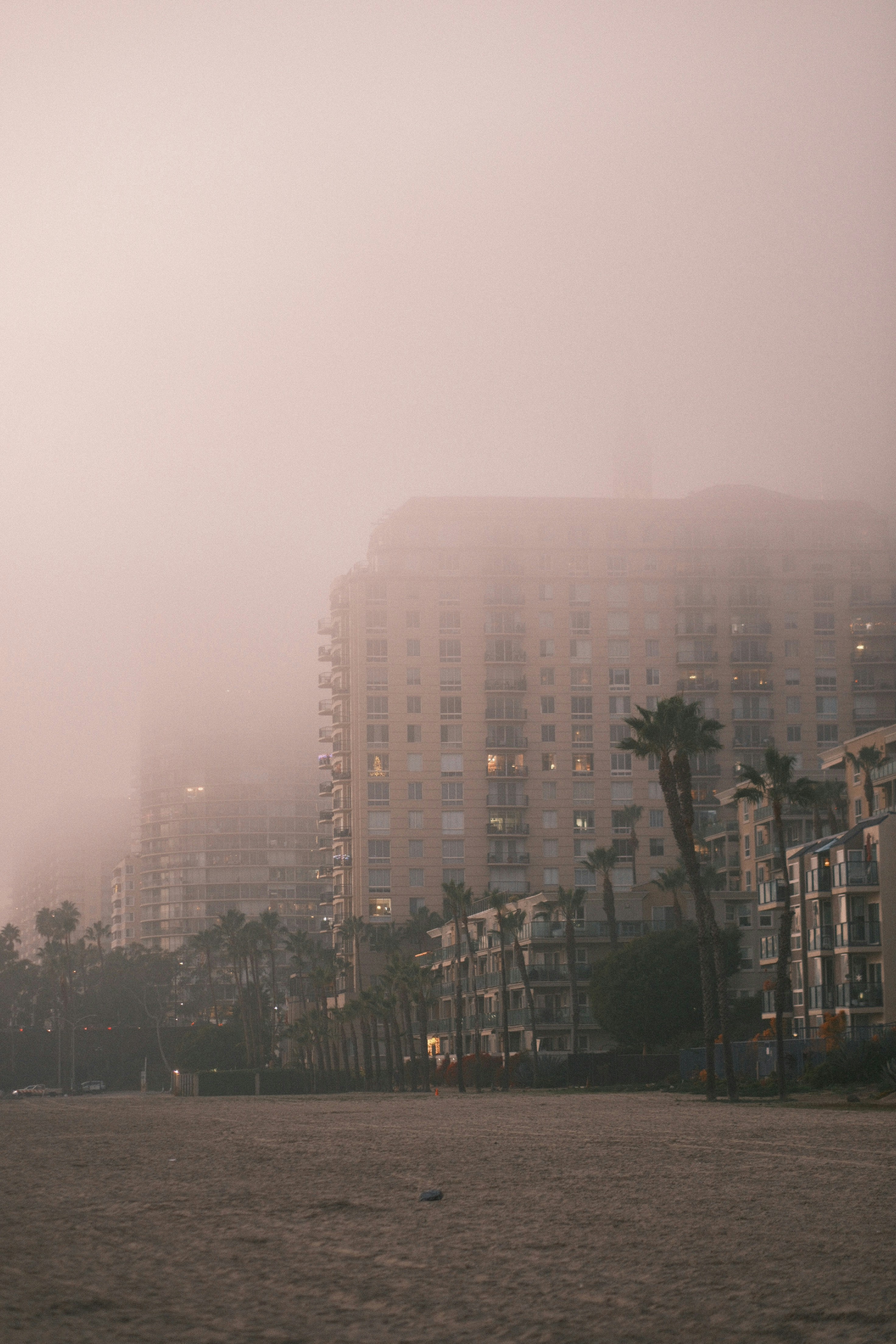 Mist over the Marina Towers
