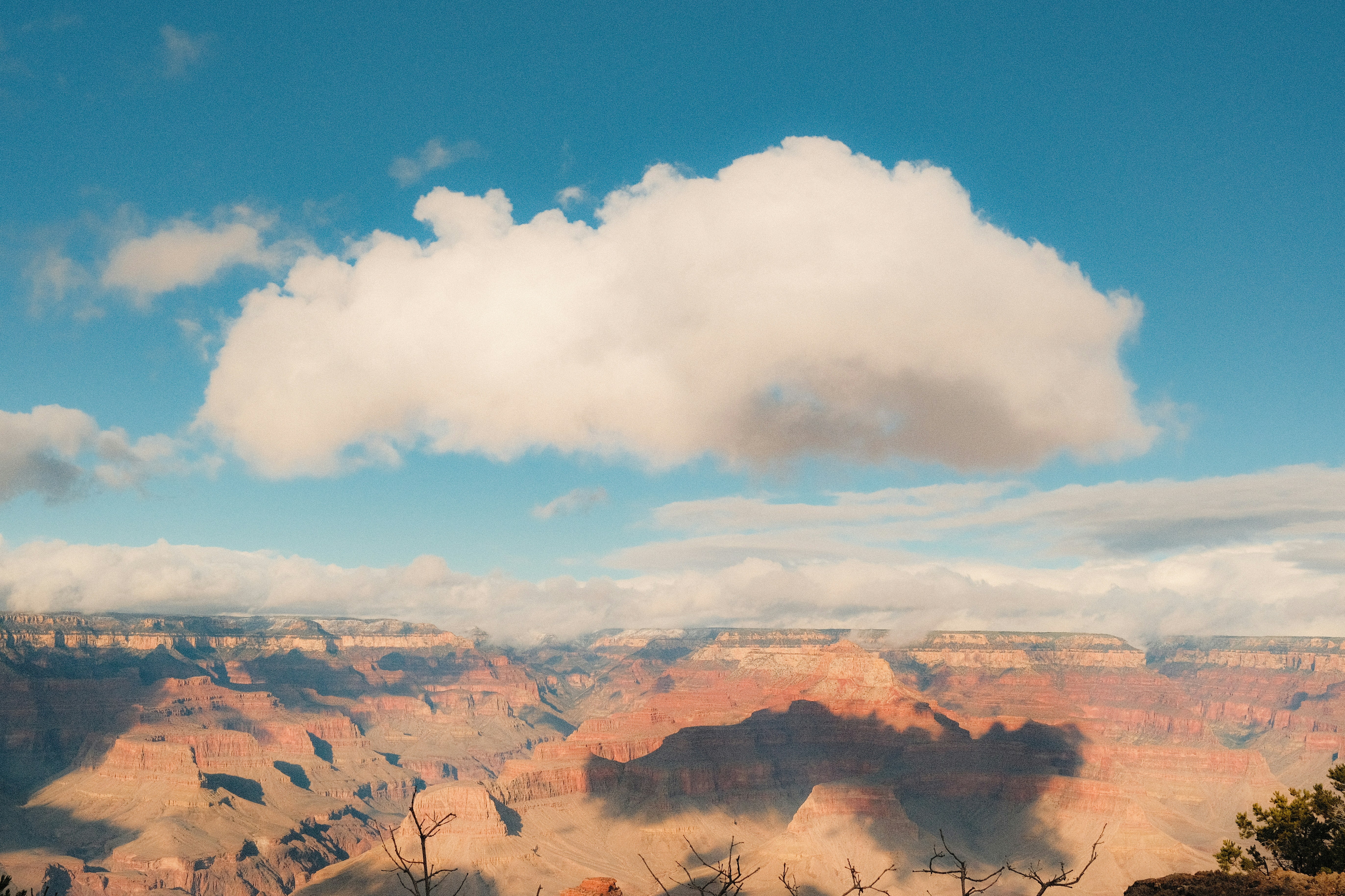 Canyon Vista Under a Soft Sky