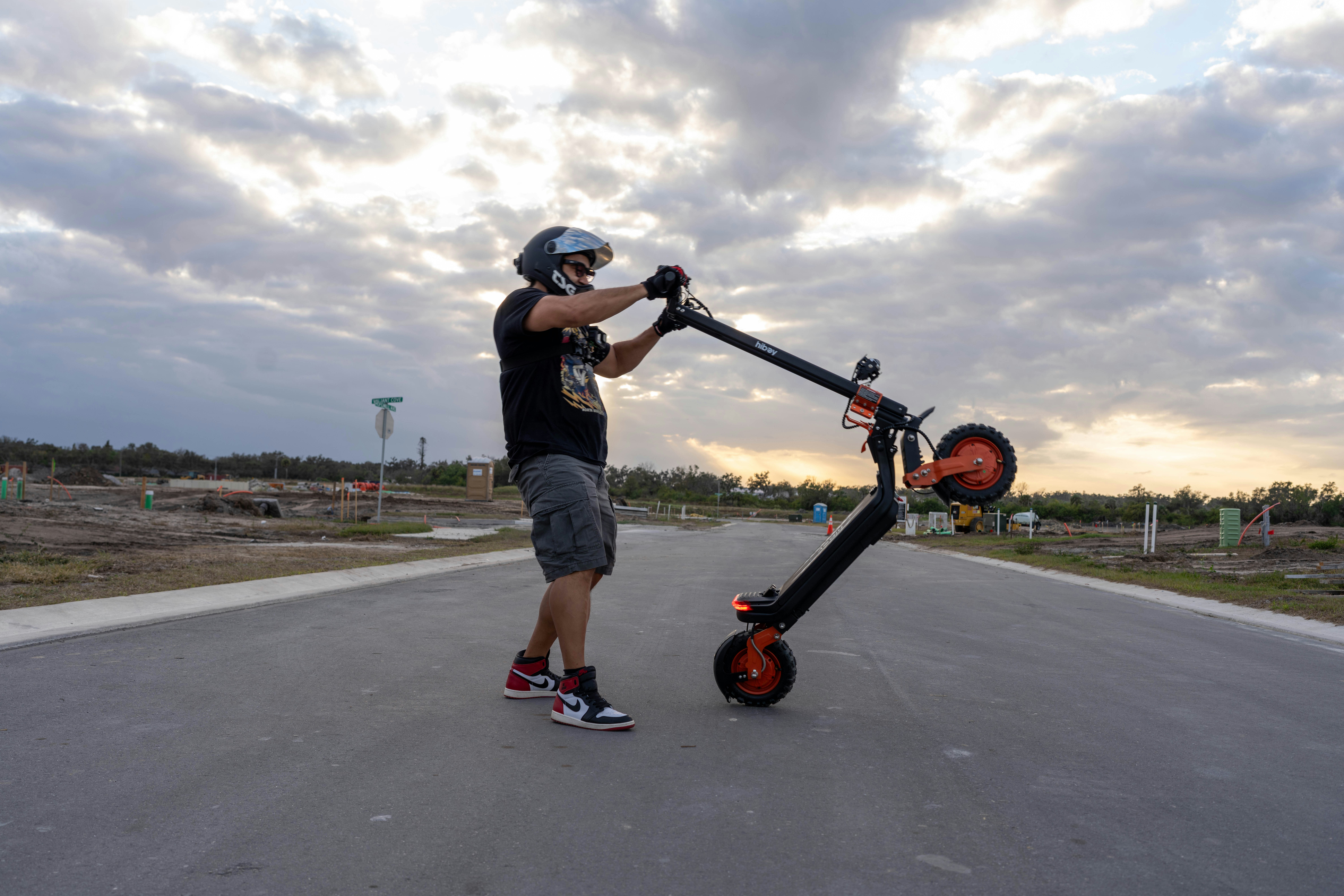 Urban Rider: Stabilized Moment with a Motorized Steed