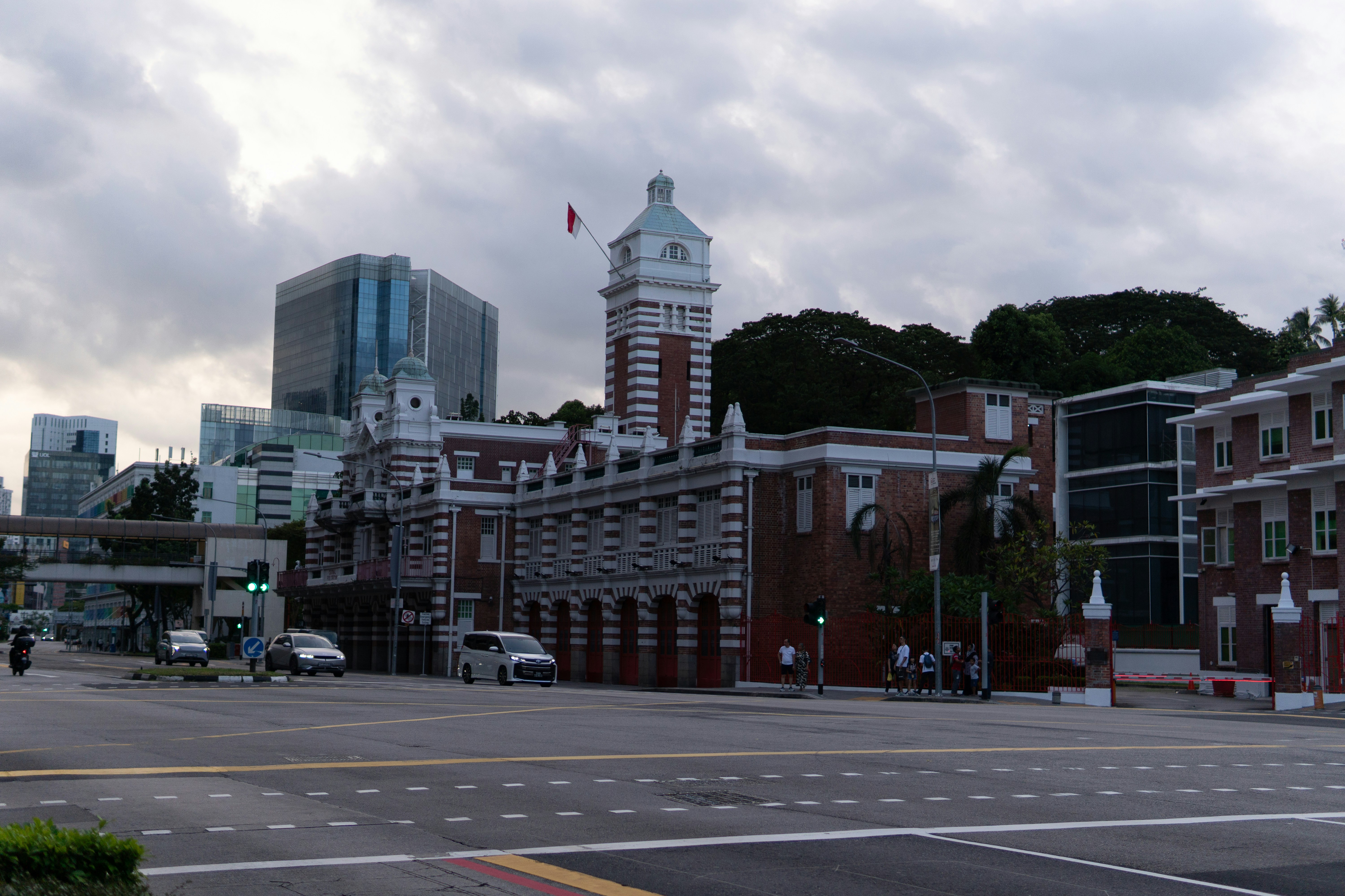 Heritage Gate Arches Amid Modern Towers