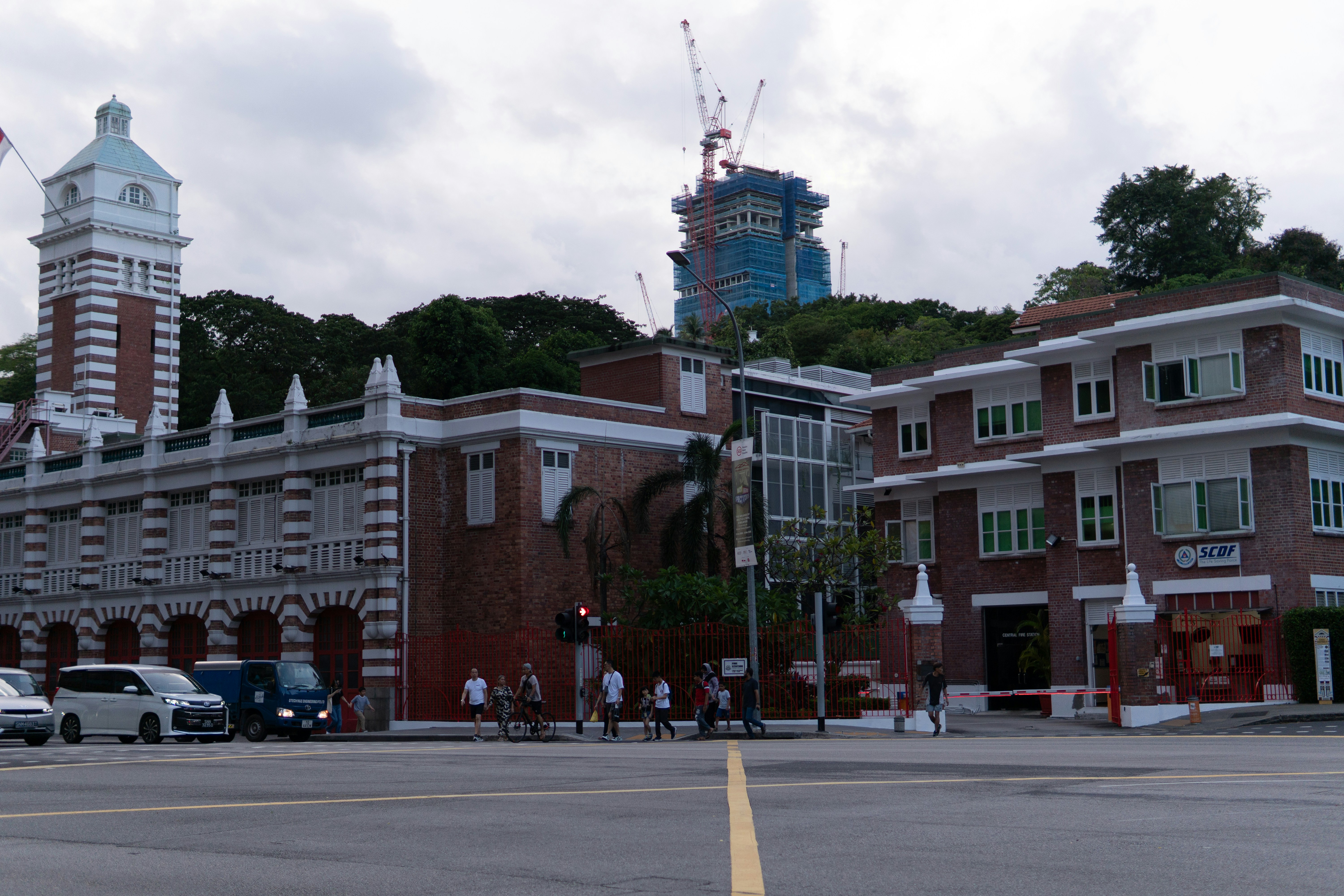 Urban Crossing: Old Architecture Meets Modern Construction