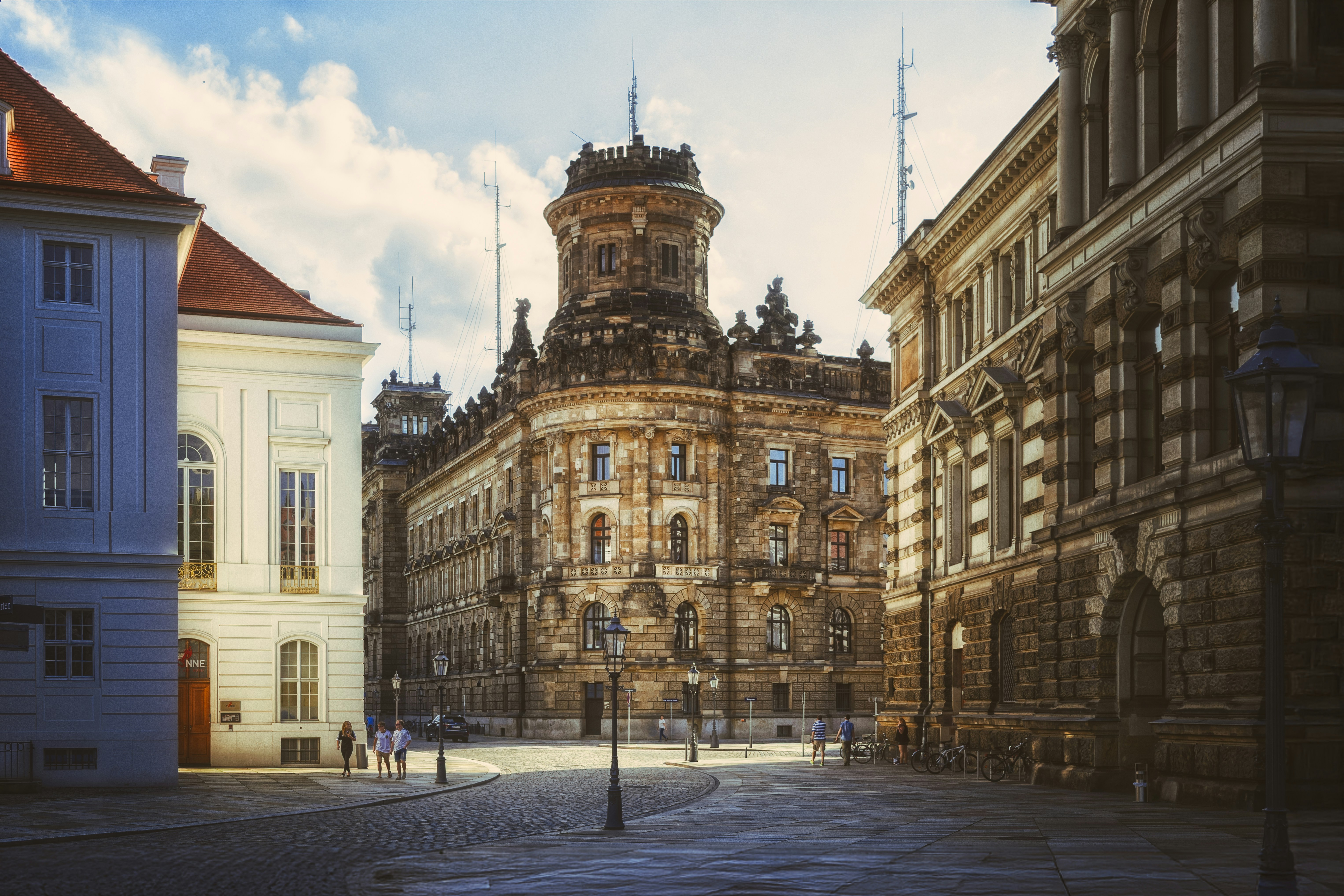 Ornate Cornerstone: A Baroque Corner of Prague-like Cavalier Street