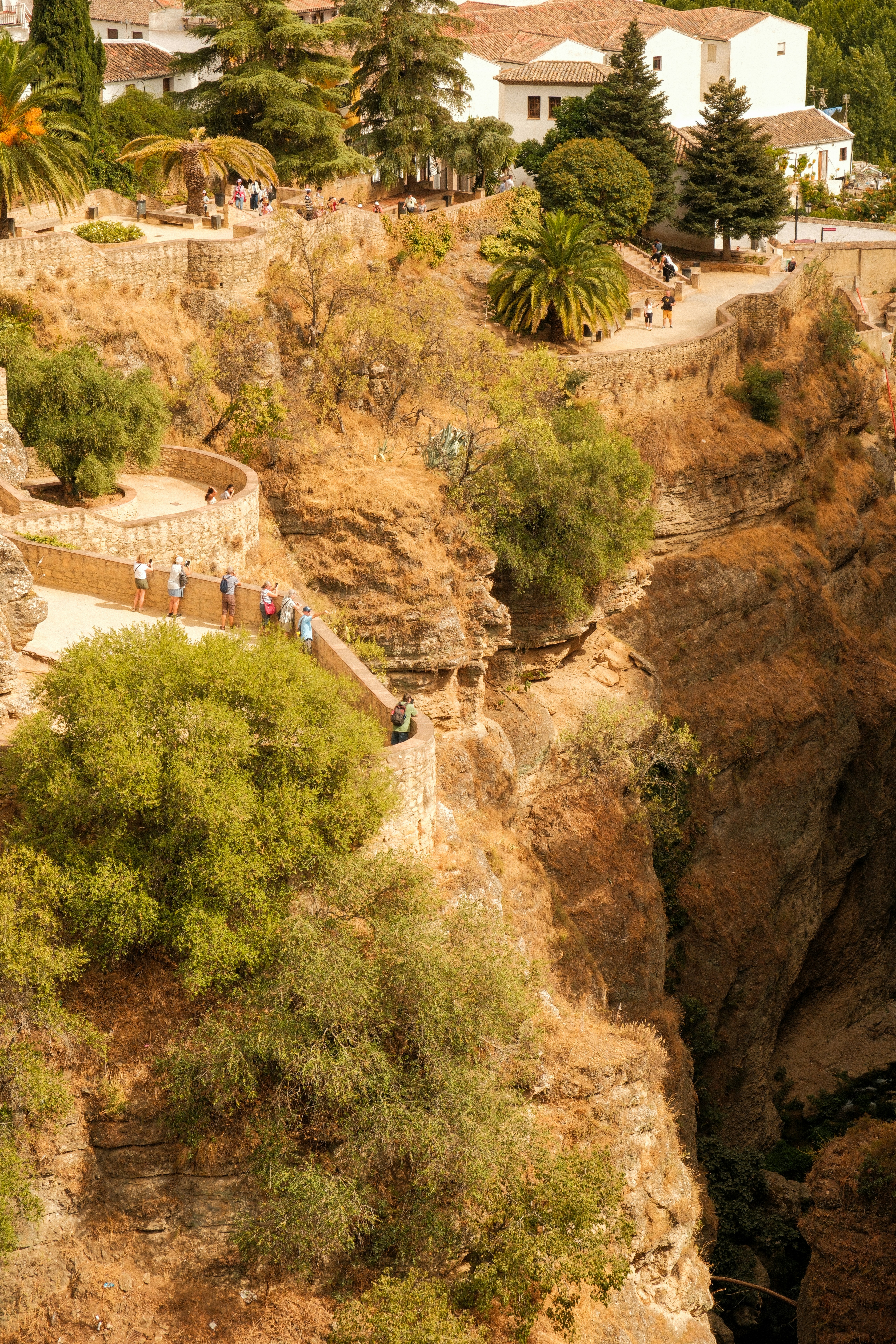 Clifftop Walk Above the Golden Canyon
