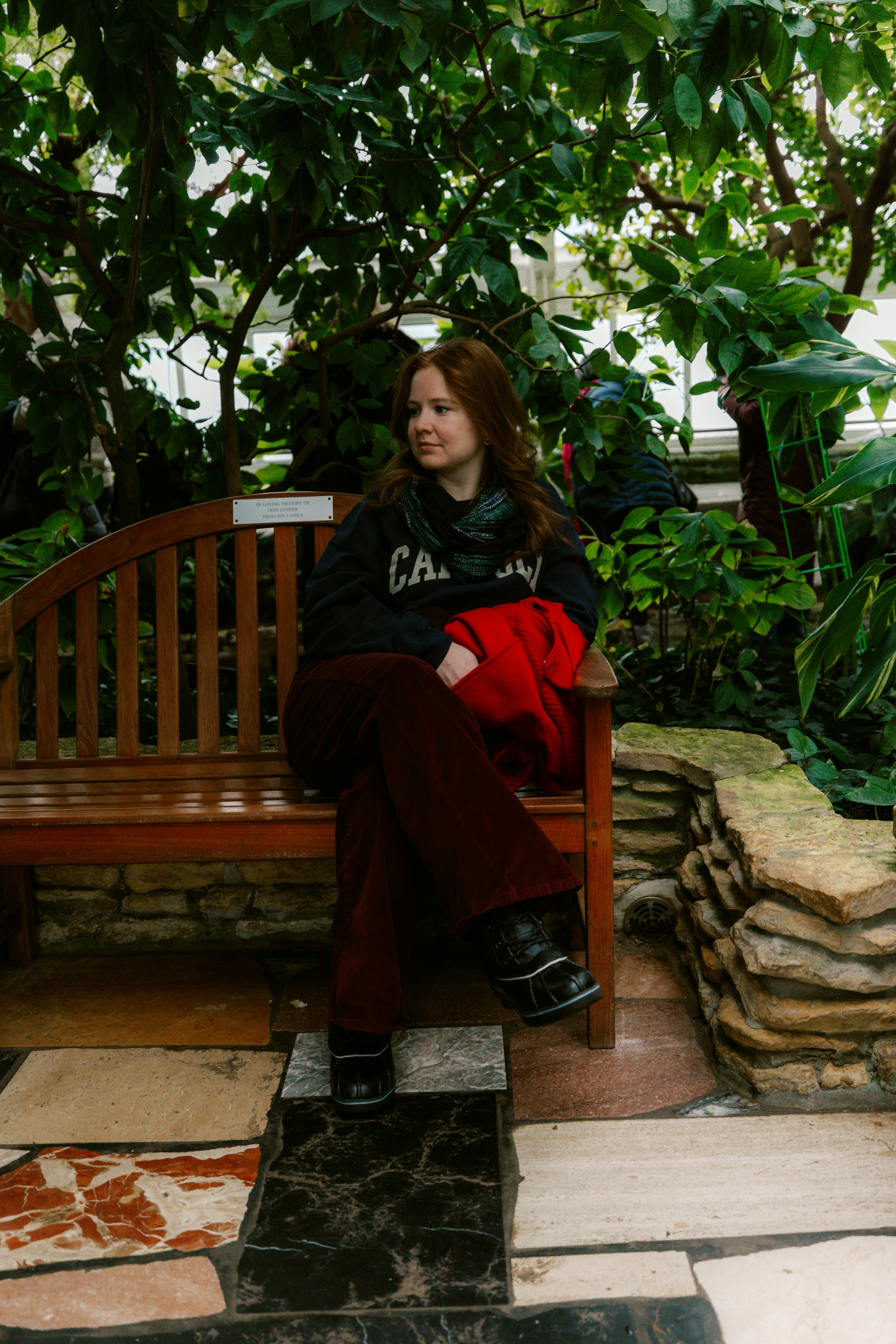Quiet Moment on the Garden Bench