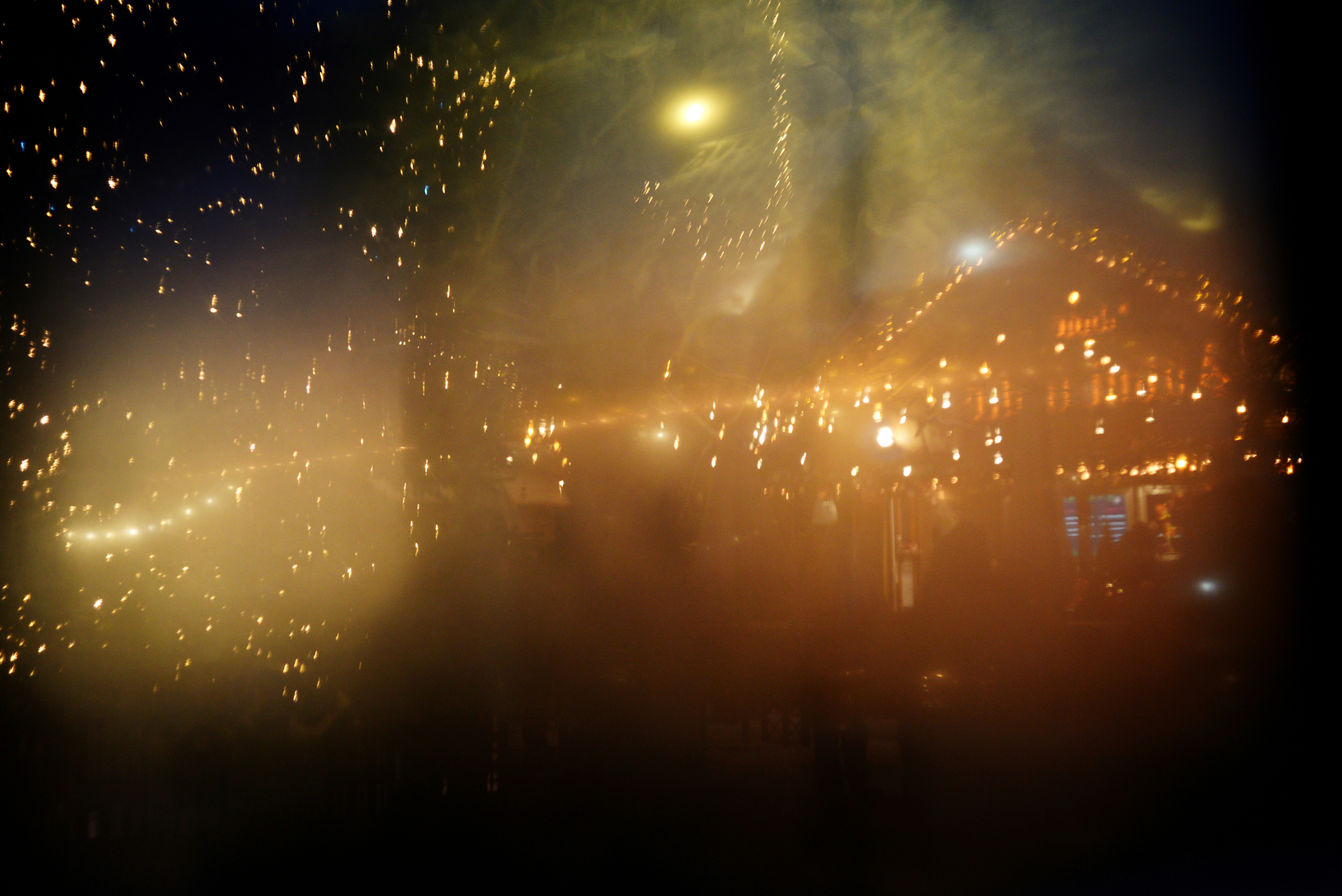 City Lights Through a Velvet Night