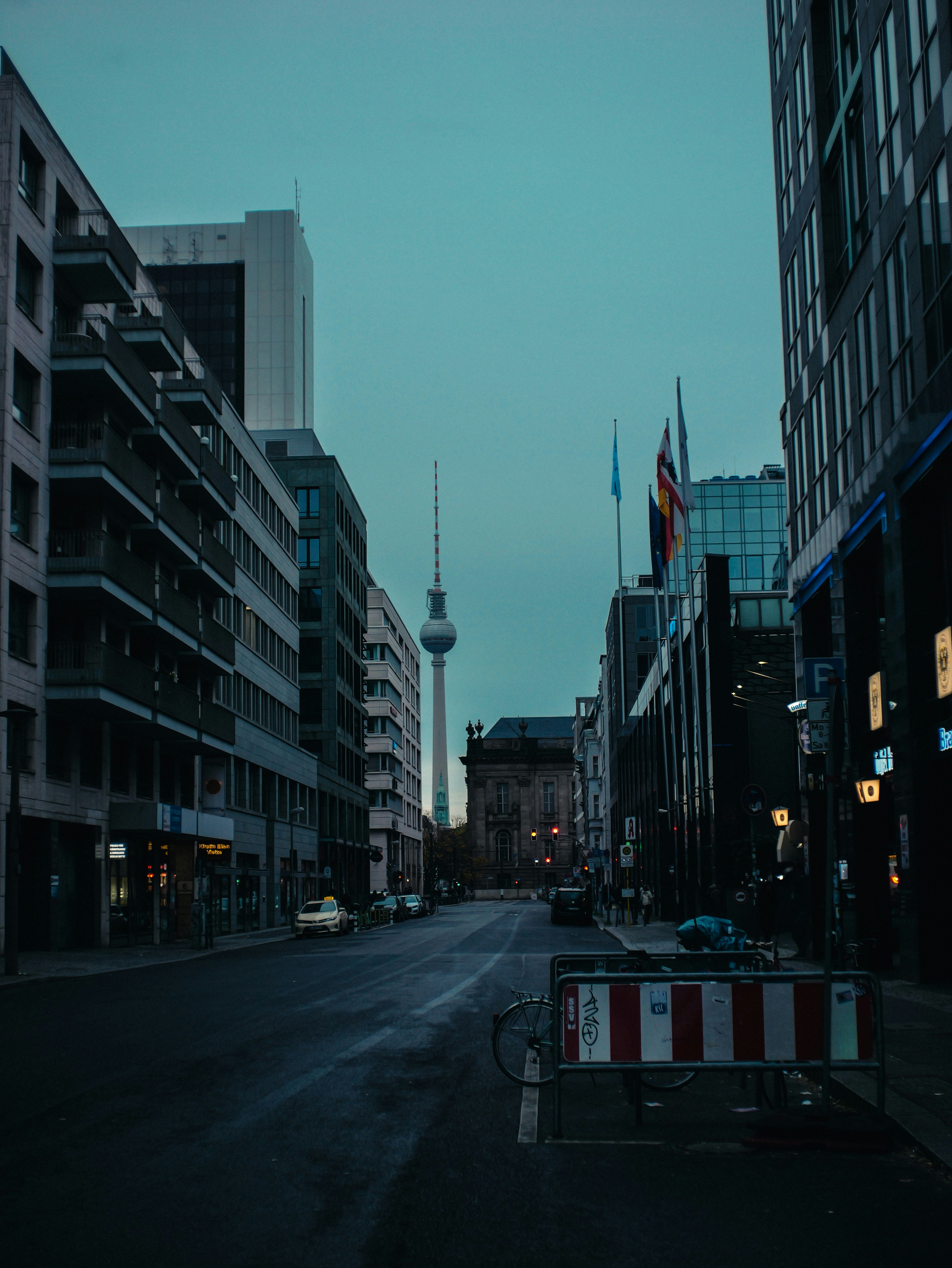 Urban Axis: Berlin-like Street Toward the TV Tower