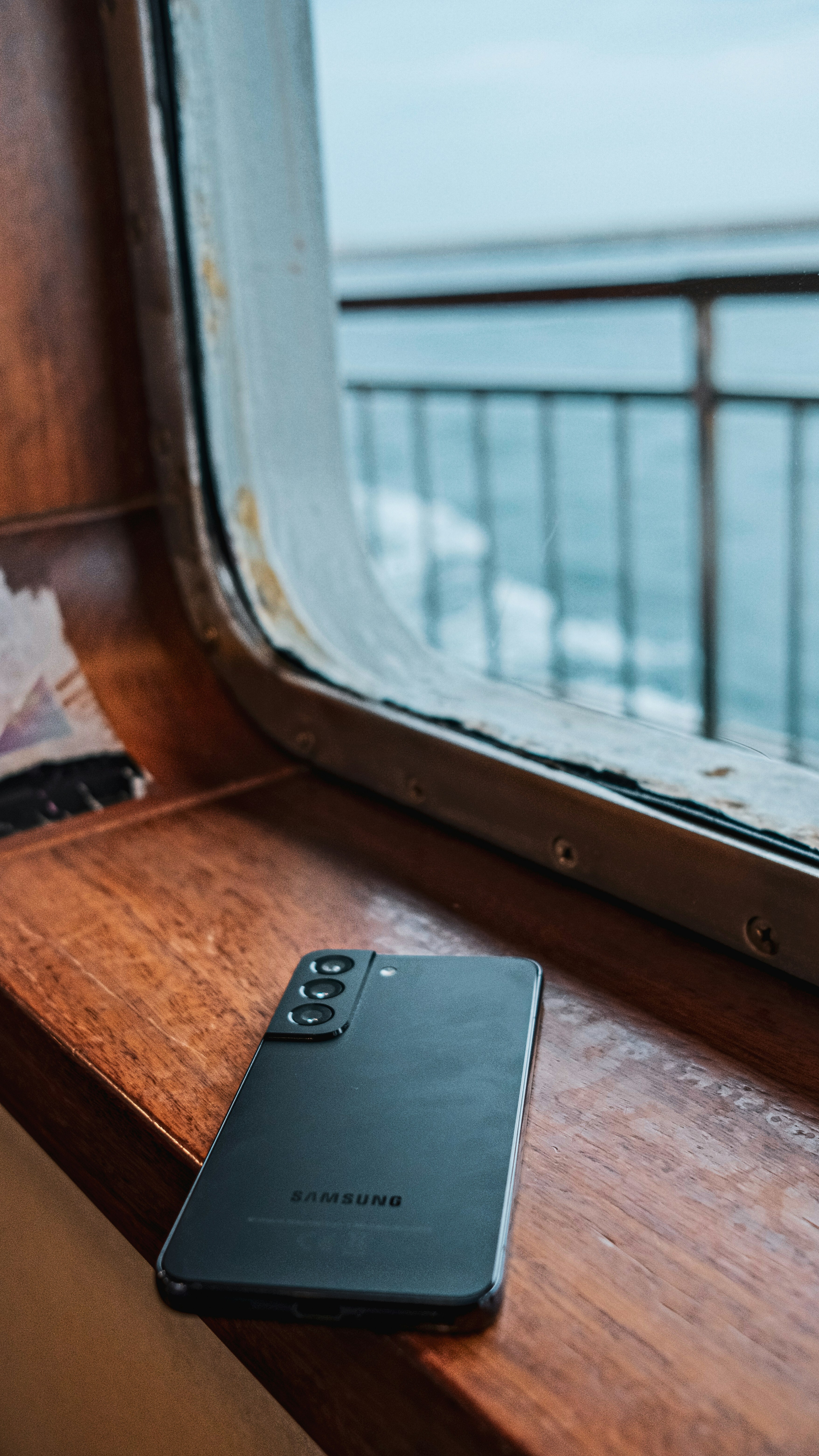 Silent Tech on a Seaside Window Sill