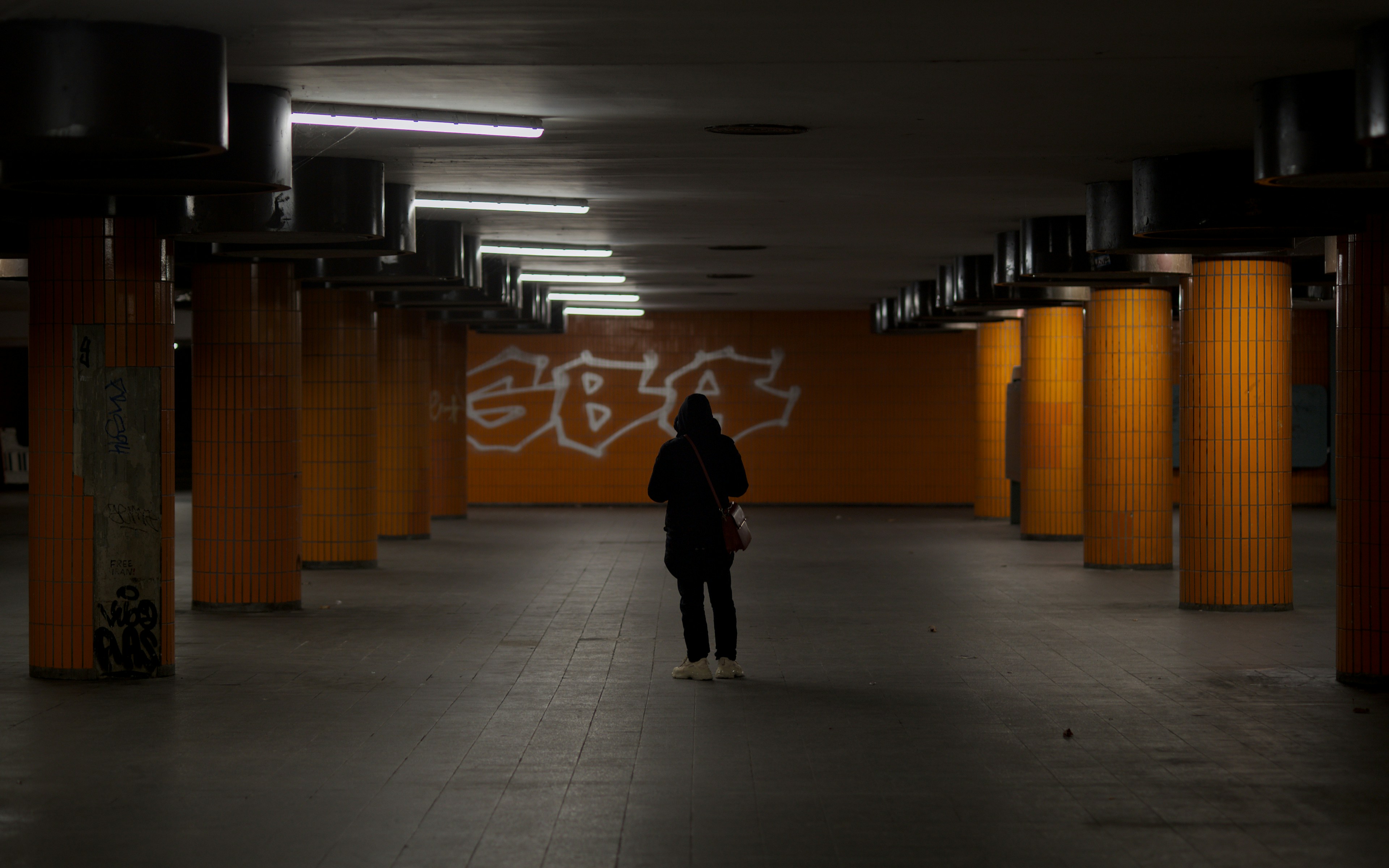 Midnight in the Orange Pillars