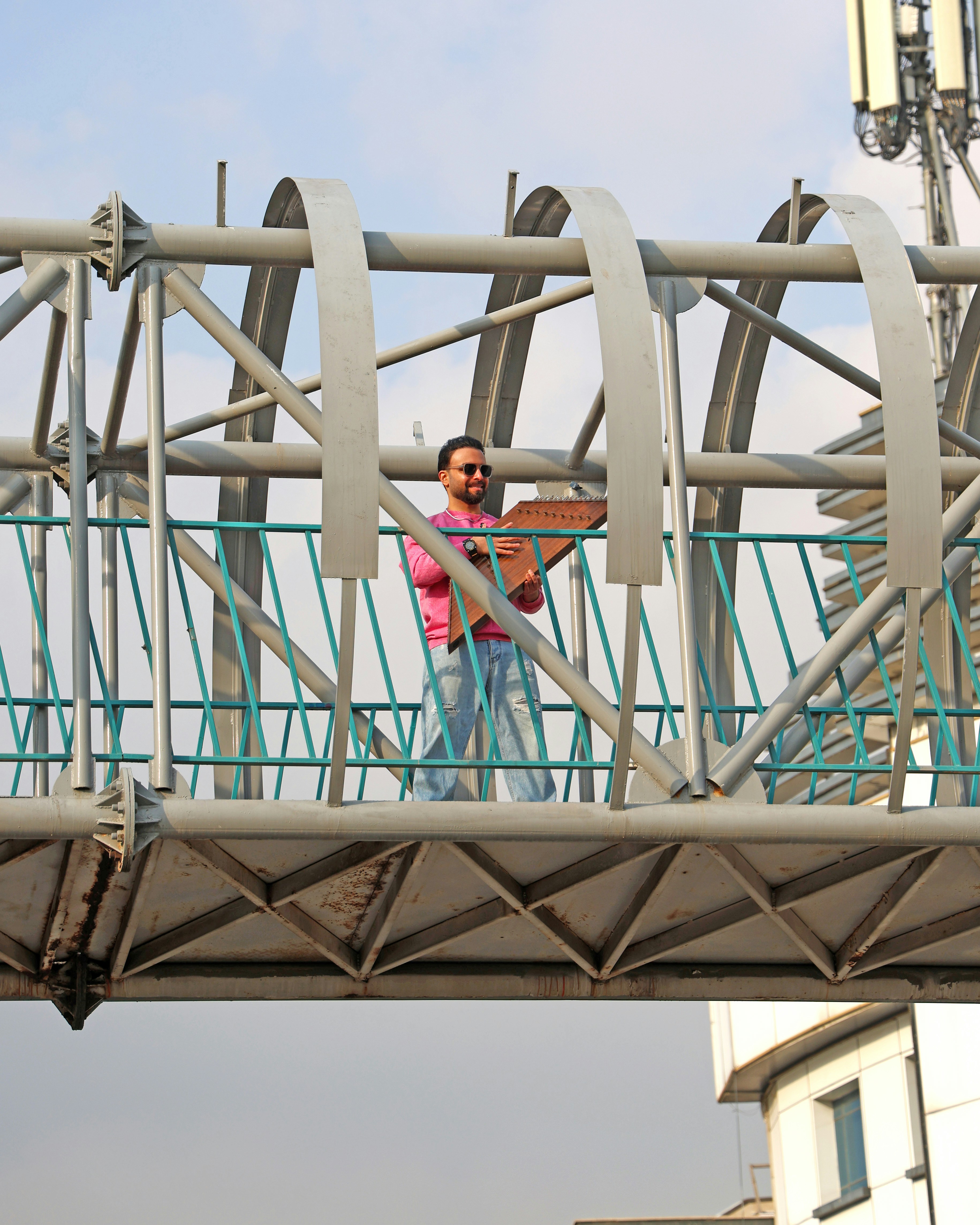 Bridge Walker in Steel Arches
