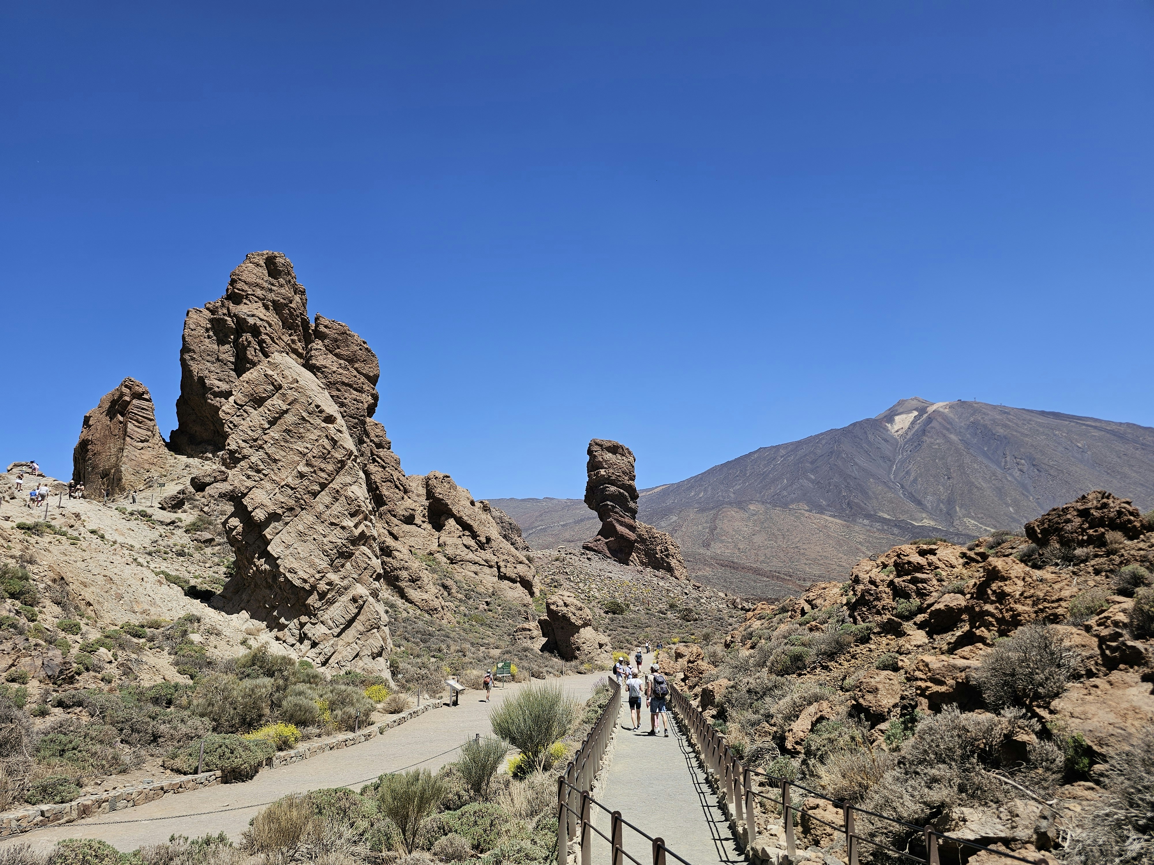 Stony Sentinel Path: Boulders Framing a Desert Trail
