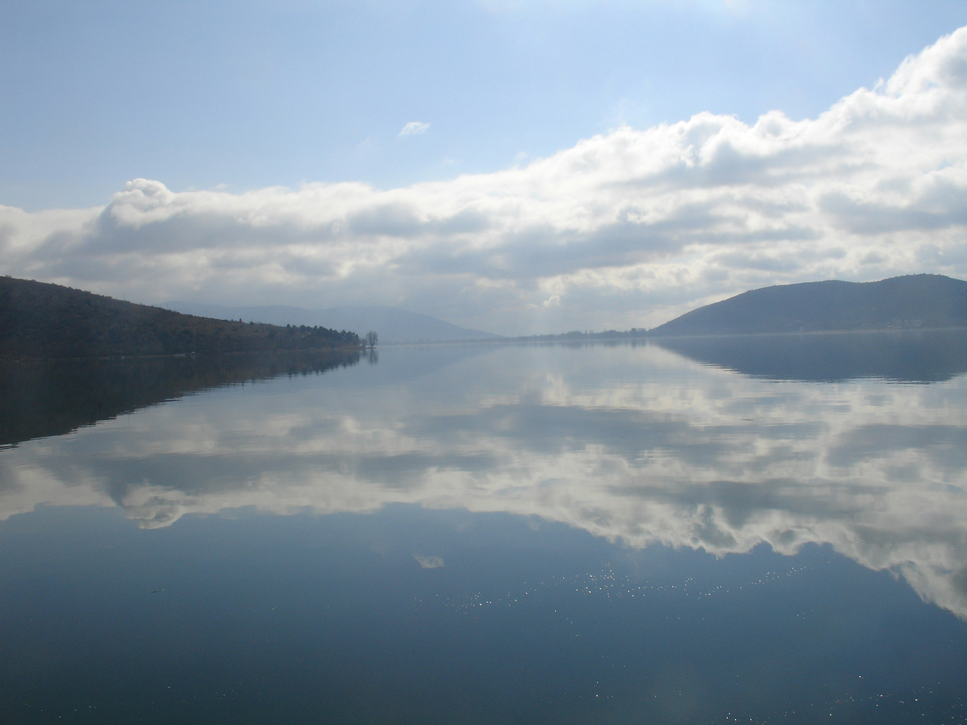 Orestiada Lake, Kastoria, Greece.