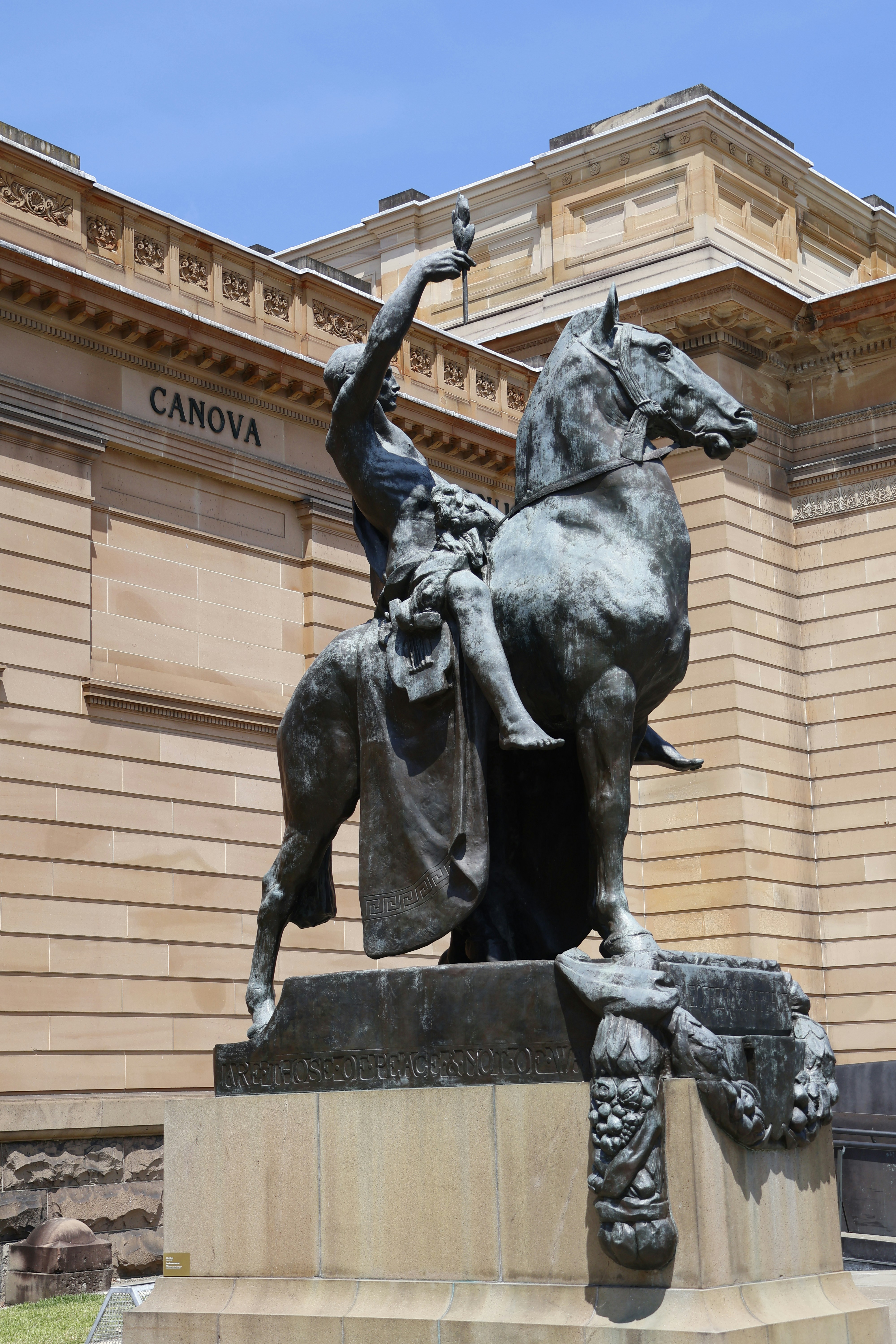 Equestrian Triumph in Front of Canova Hall