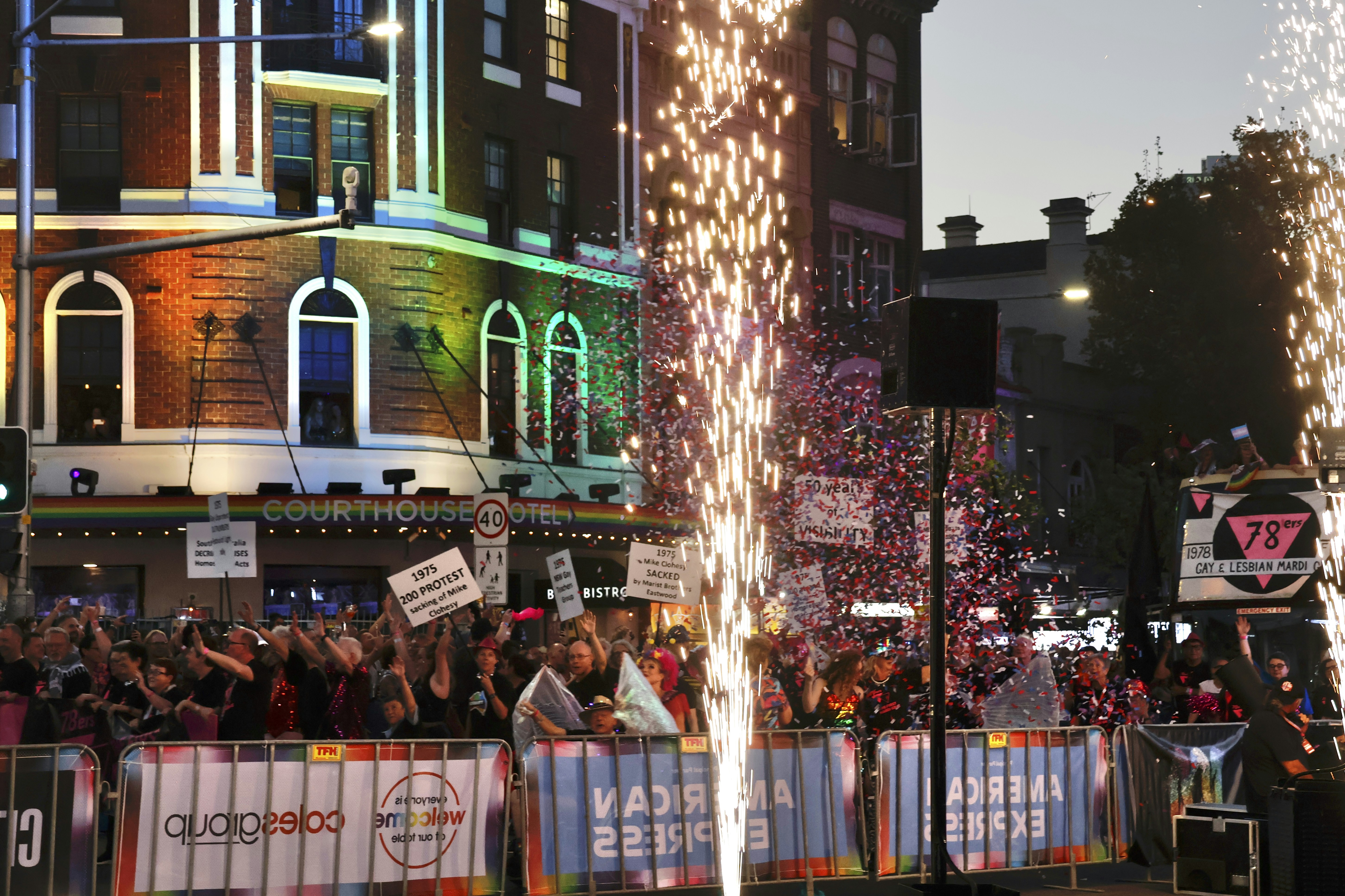 Nighttime Festival Sparks Over a Jubilant Crowd