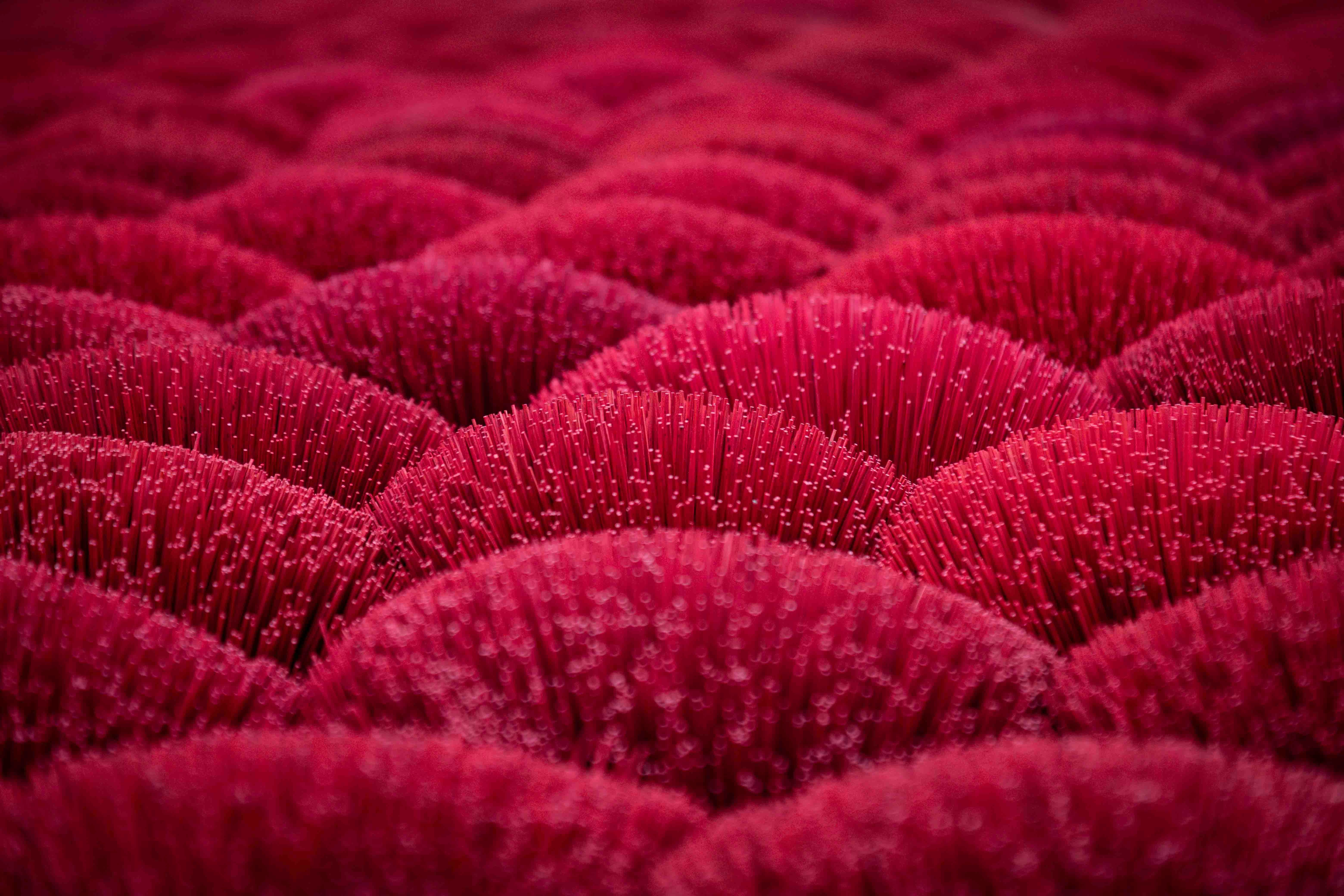 Velvet Dunes: a Sea of Red Velvet Textures