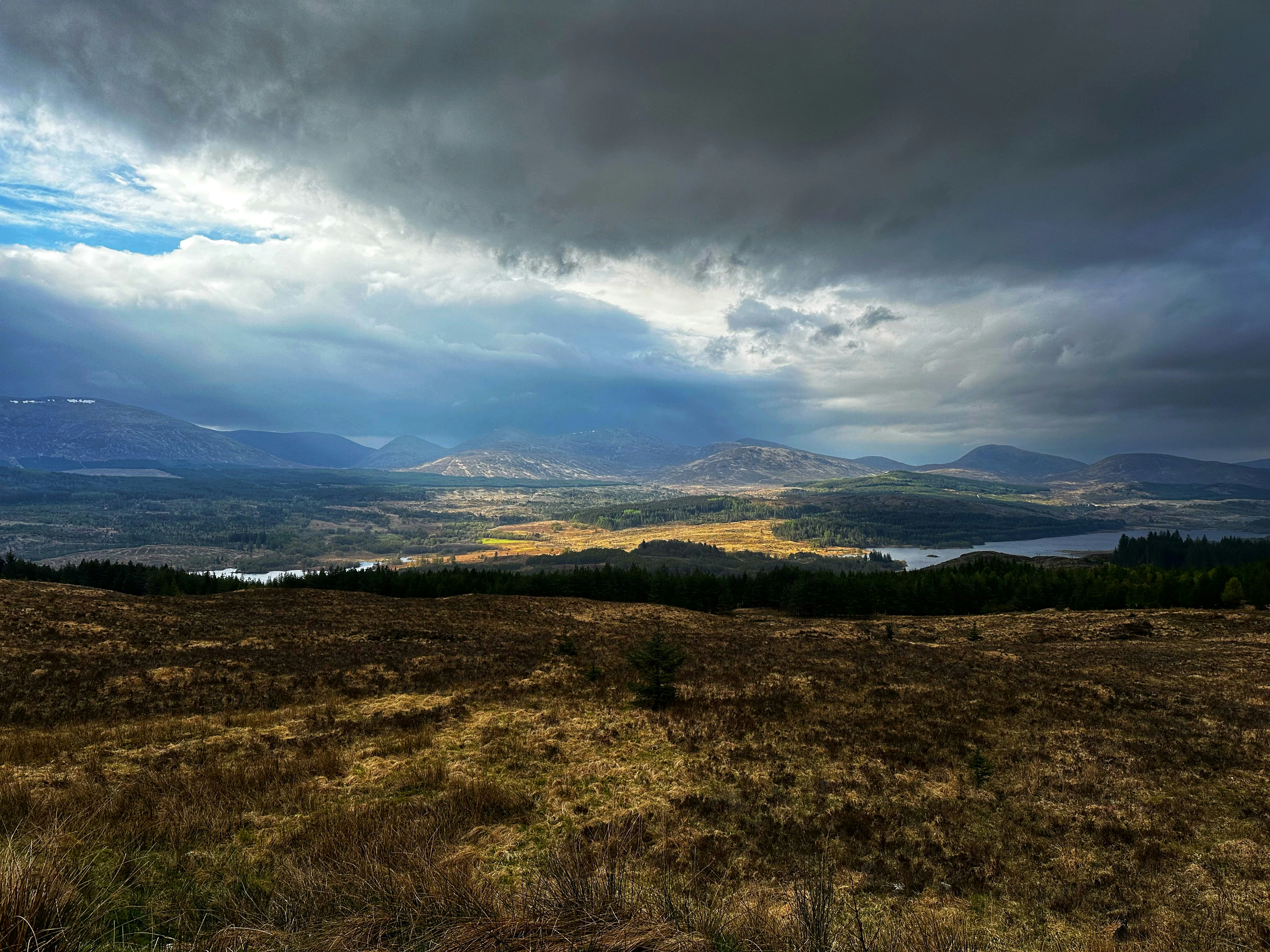Horizon Ridge beneath a Storm-tinged Sky