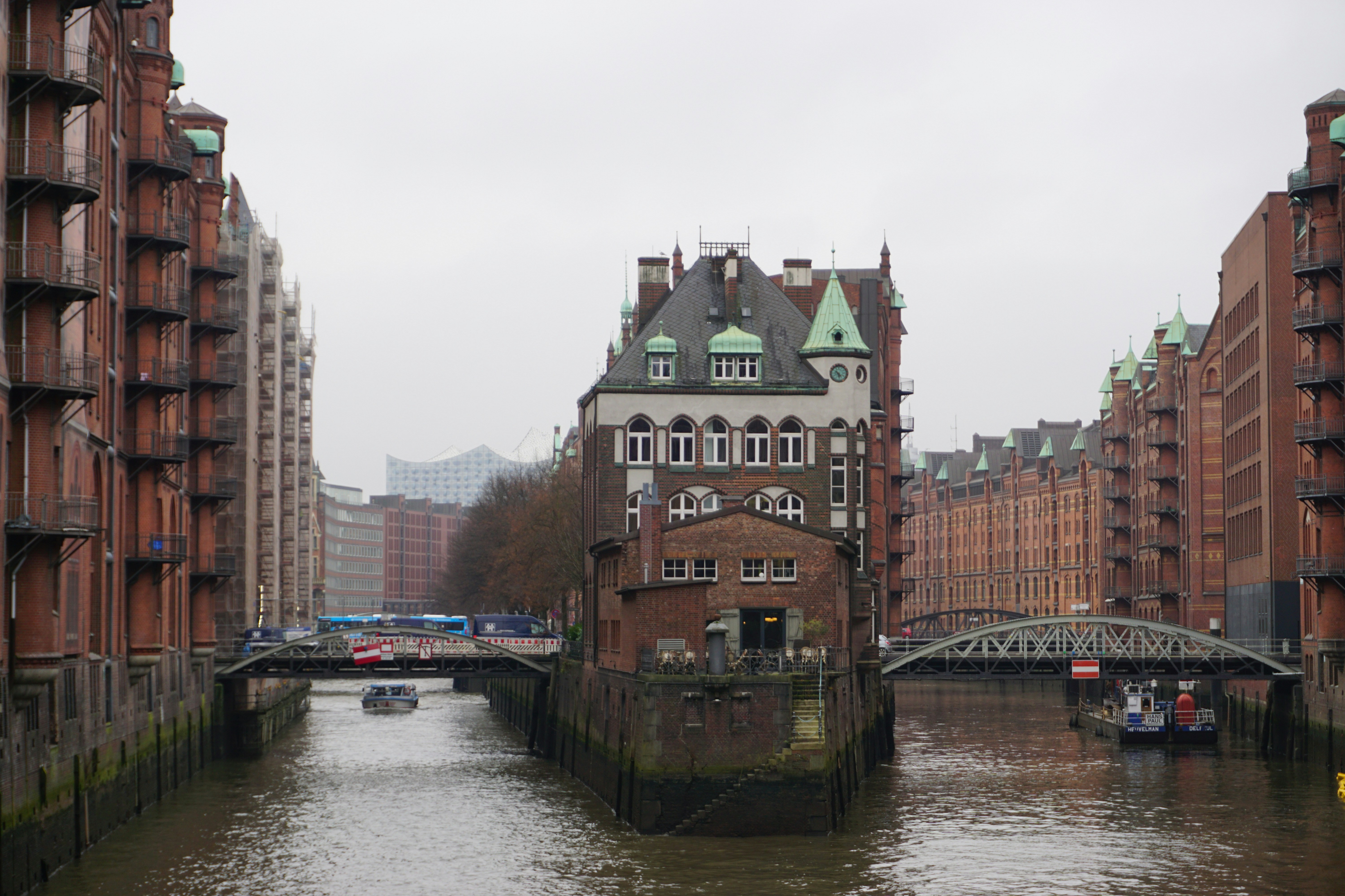 Brick-arched City Gate at the Canal Bend