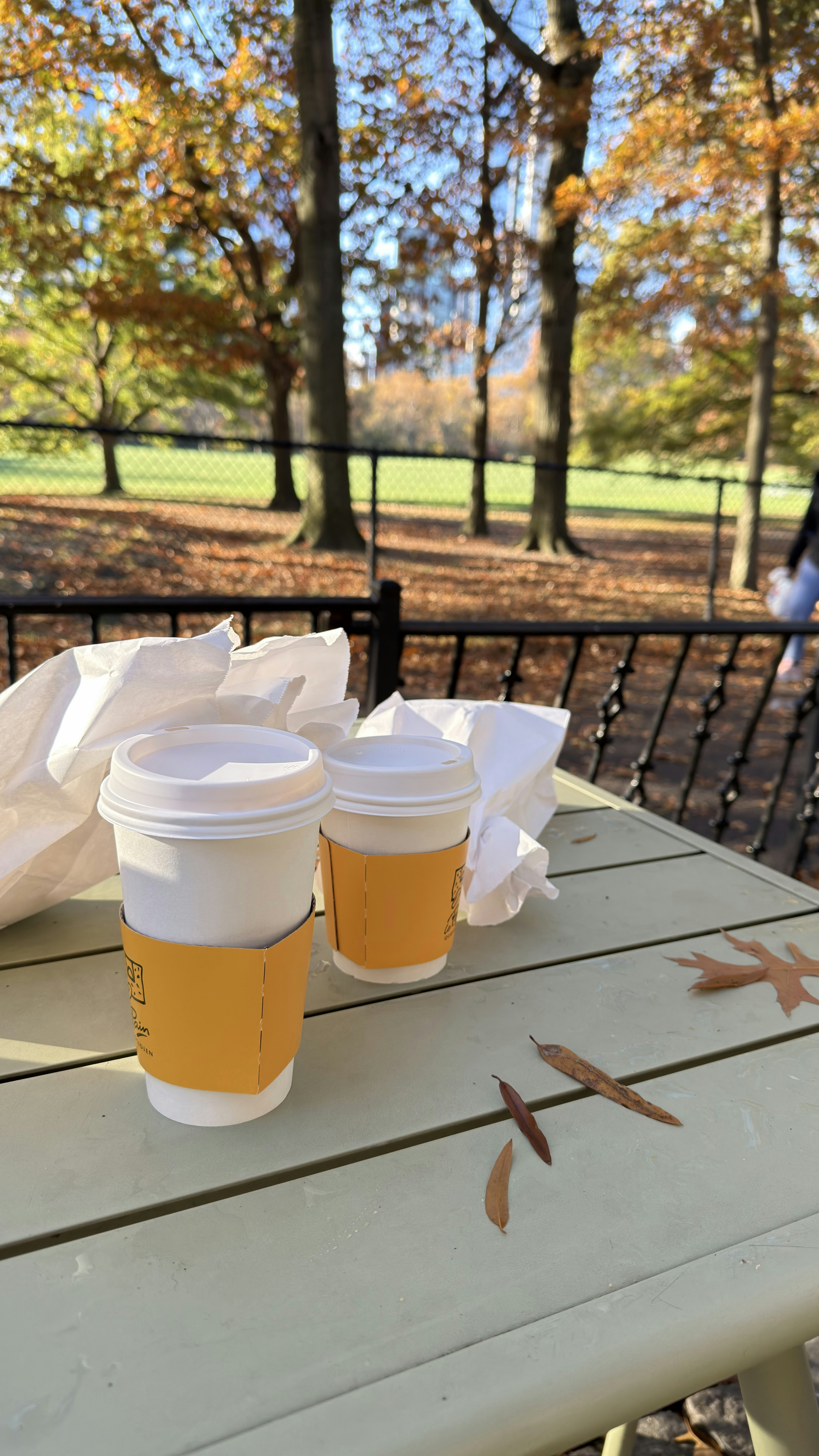 Coffee in Central Park