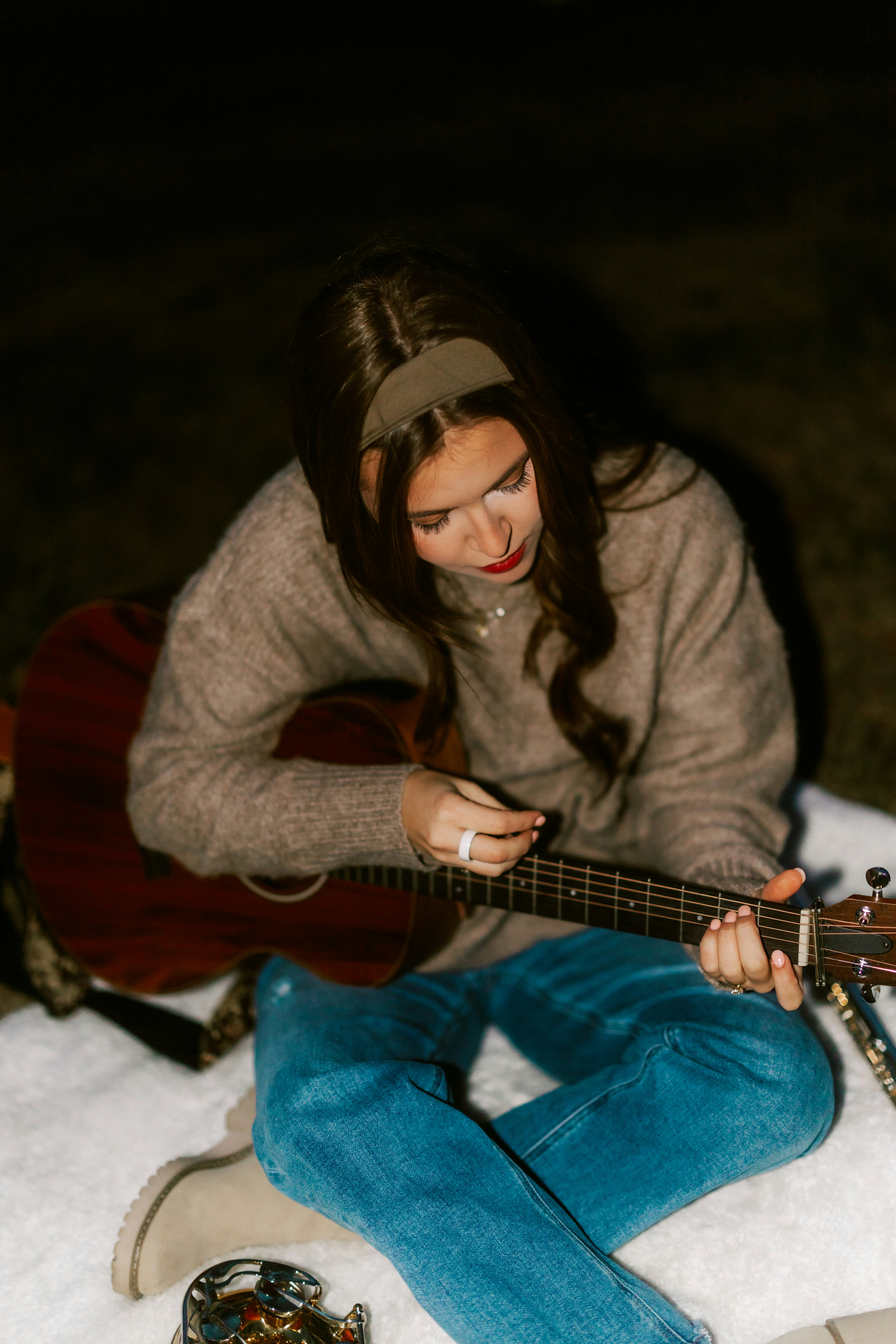 Night Serenade: Nylon Strings by the Snow