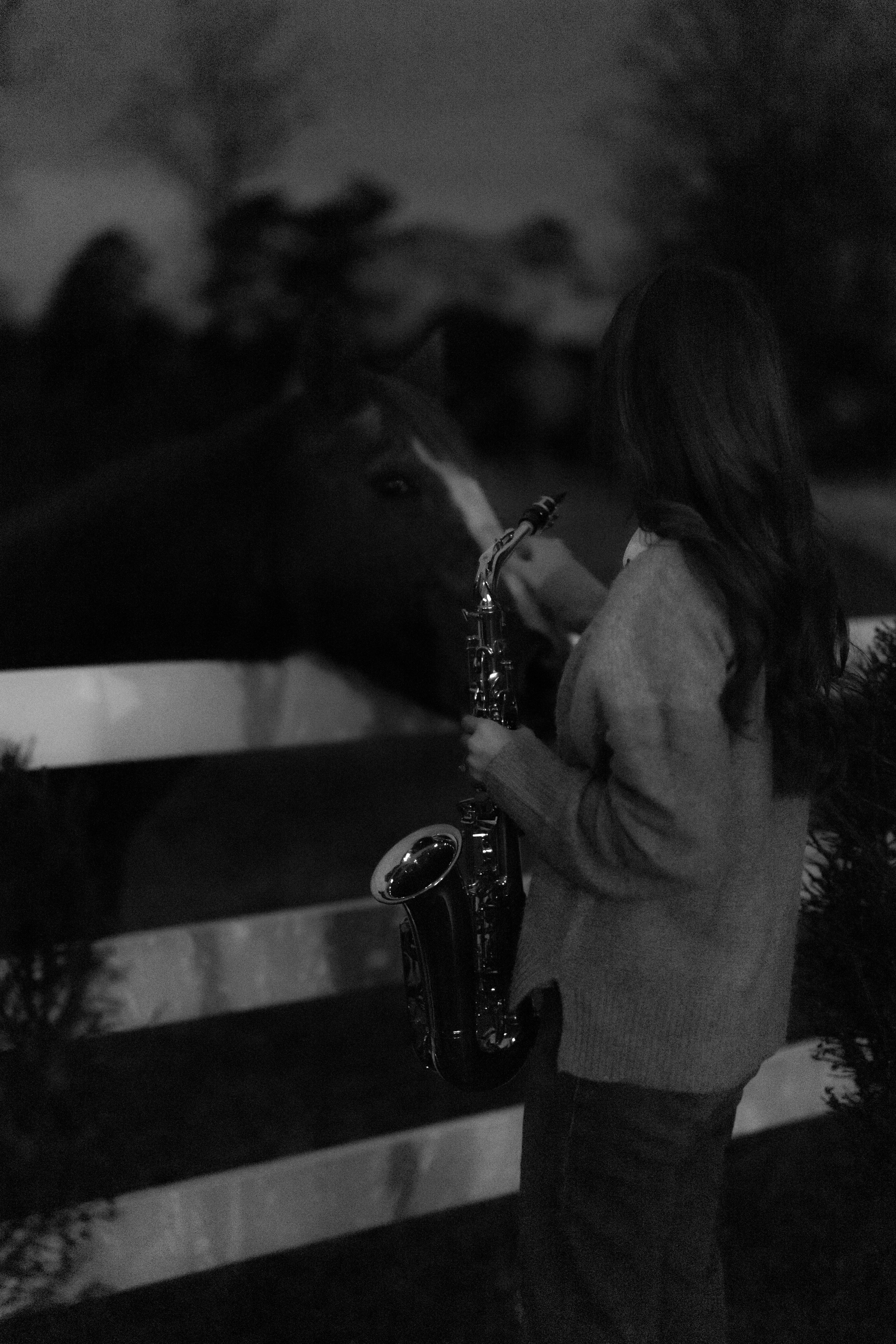 Quiet Evening Serenade: A Girl and Her Sax