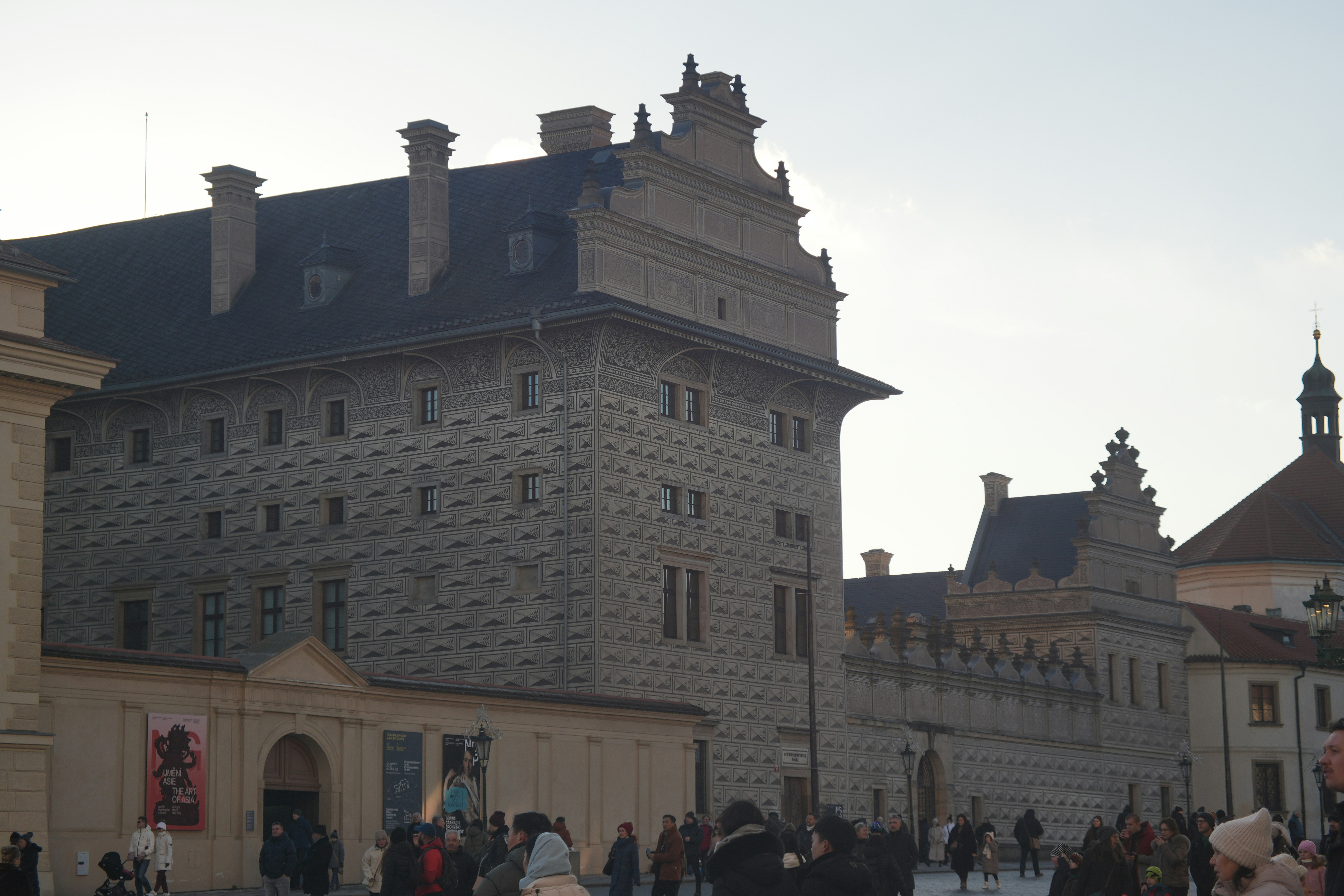 Ancient Facade Overlooked by a Quiet Square