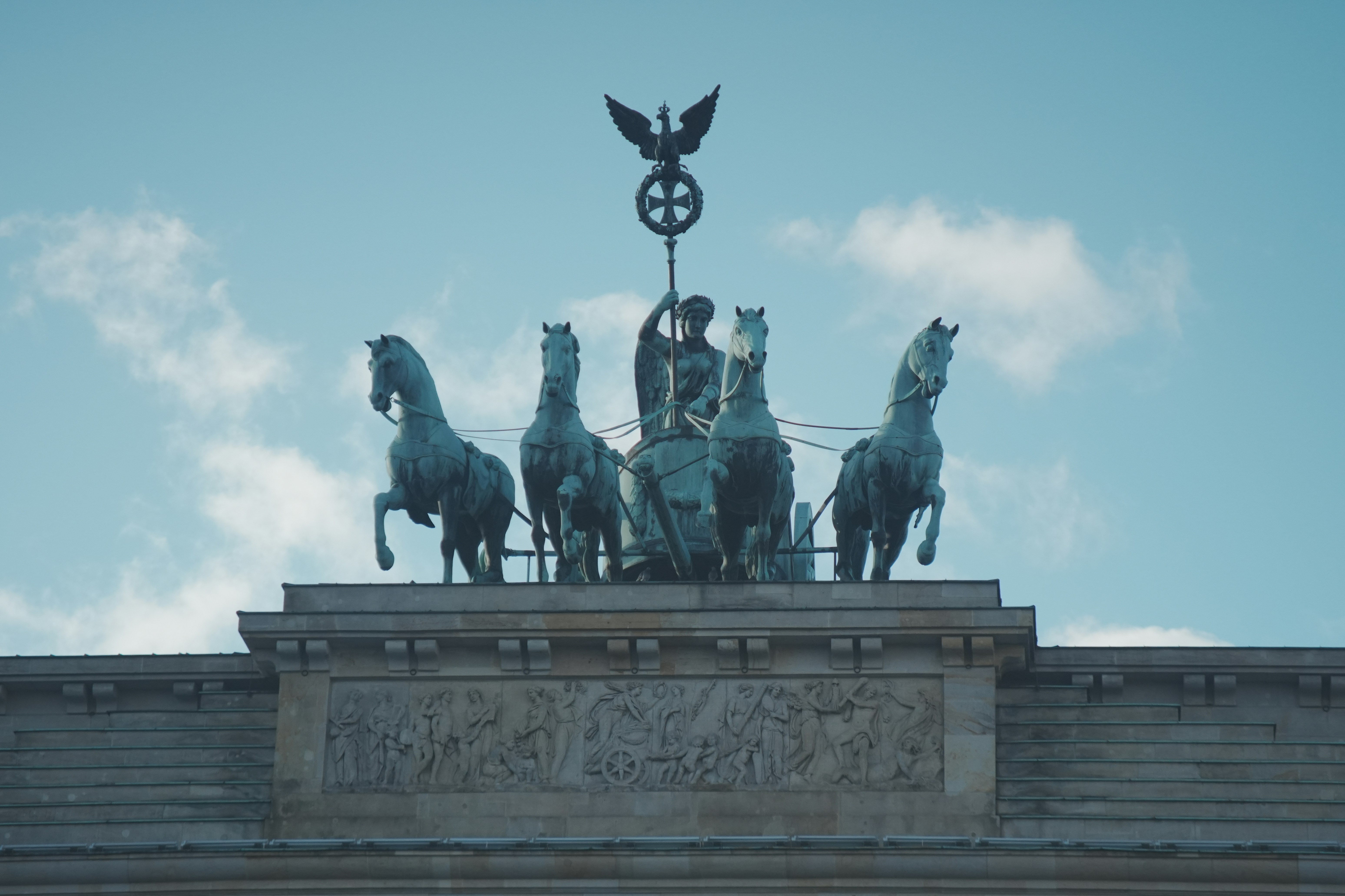 Stone Carriage at the Summit: The Quadriga Crown of a Monument