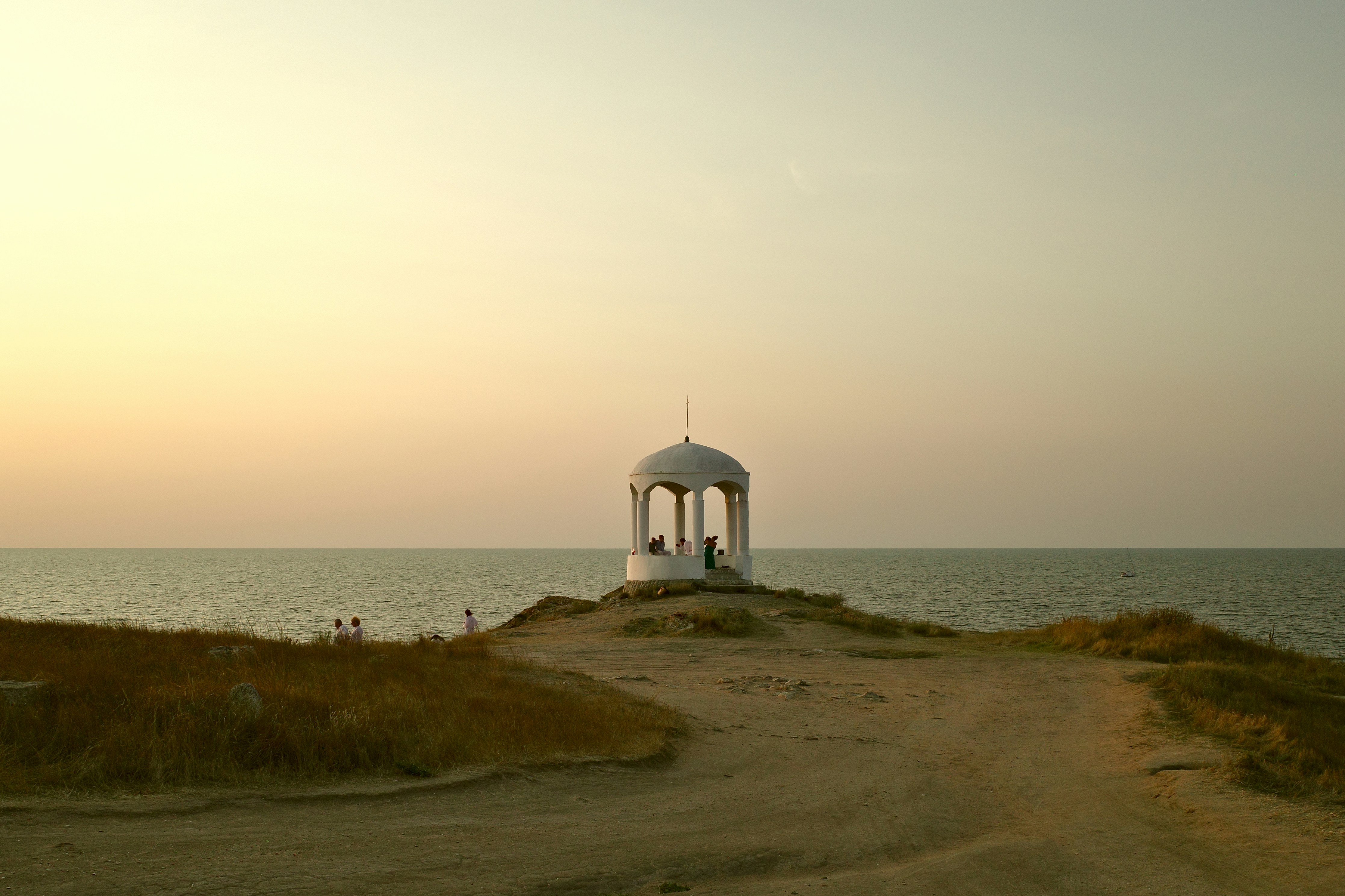 Path to the Quiet Pavilion at Sunset
