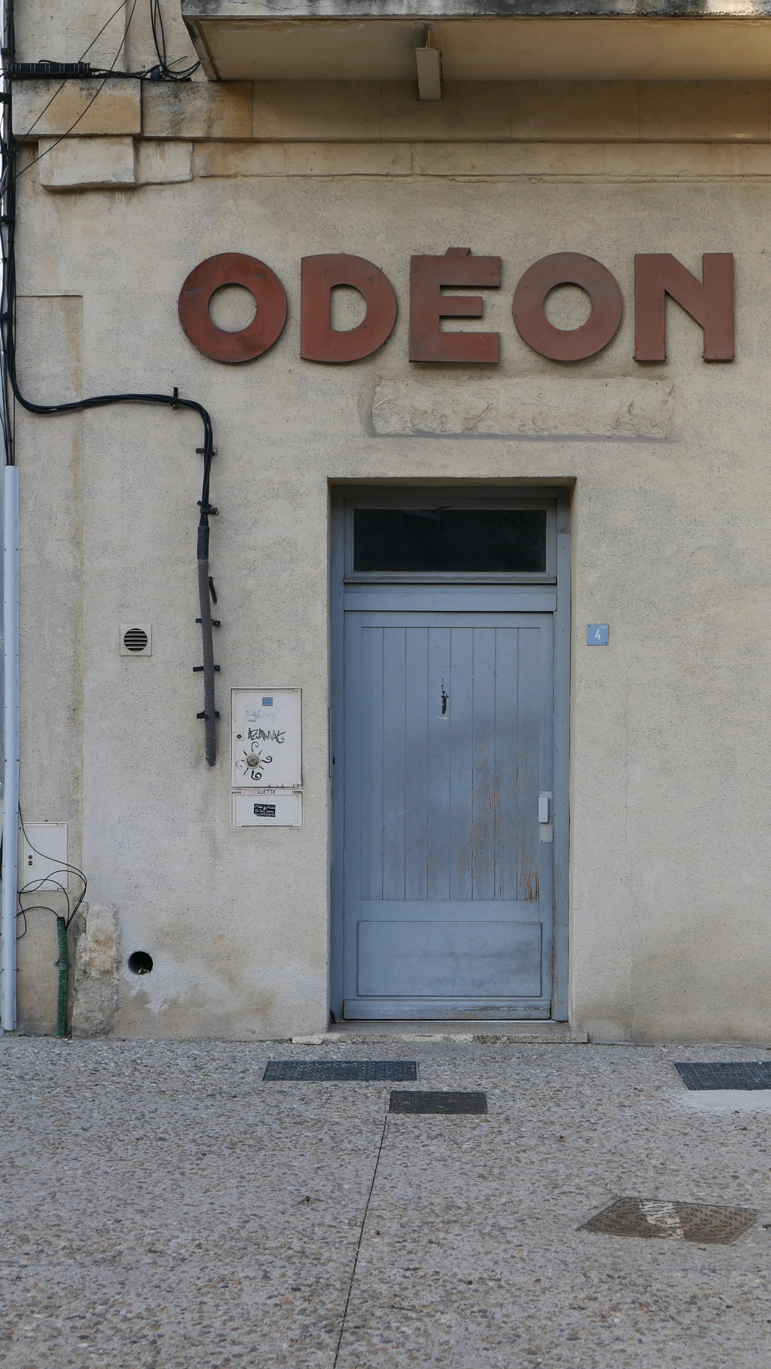 Odeon Doorway in Dull Light