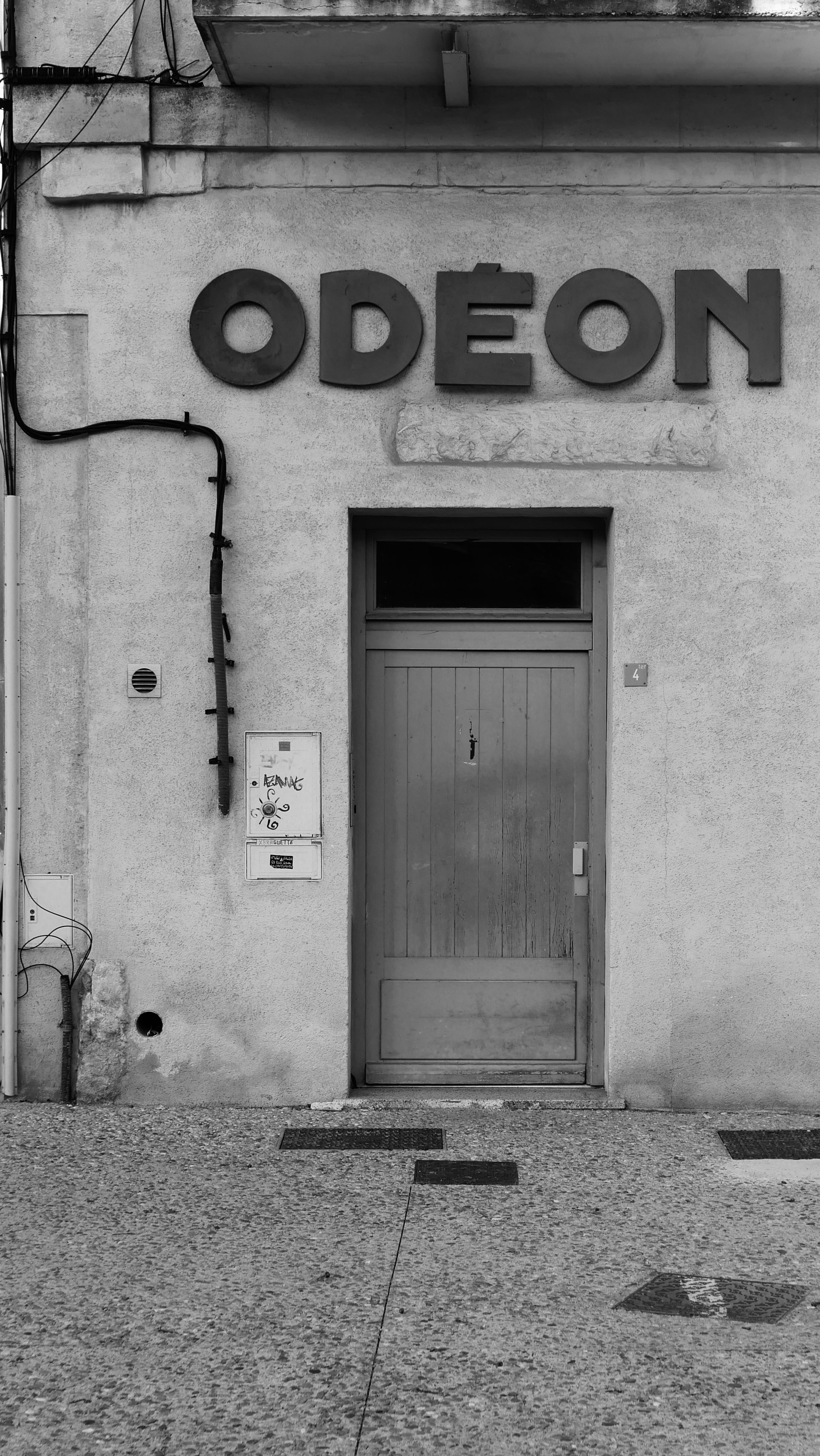 Odeon Doorway in Monochrome Quiet