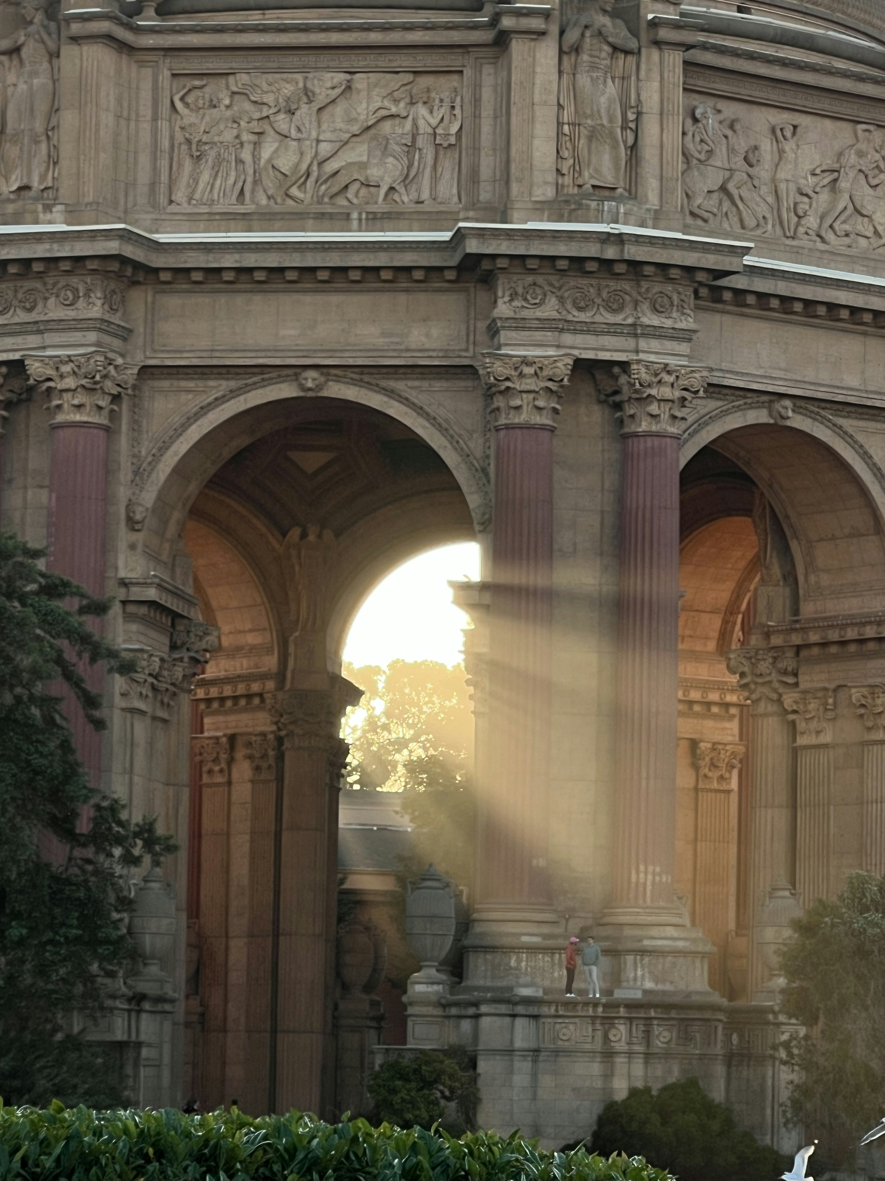 Sunbeam Through the Arch: A Quiet Moment at the Heroic Gate