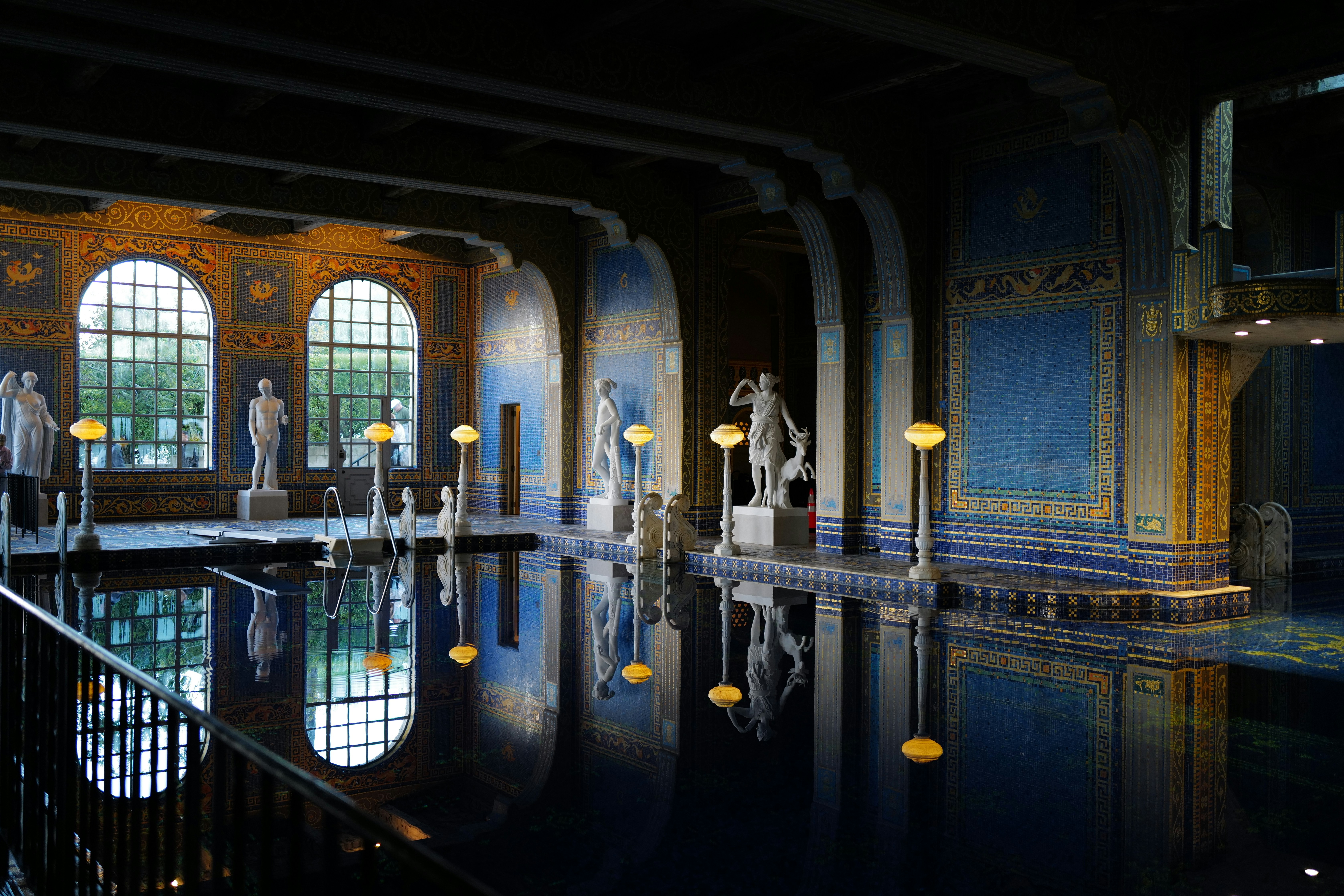 Reflections in the Blue Marble Hall