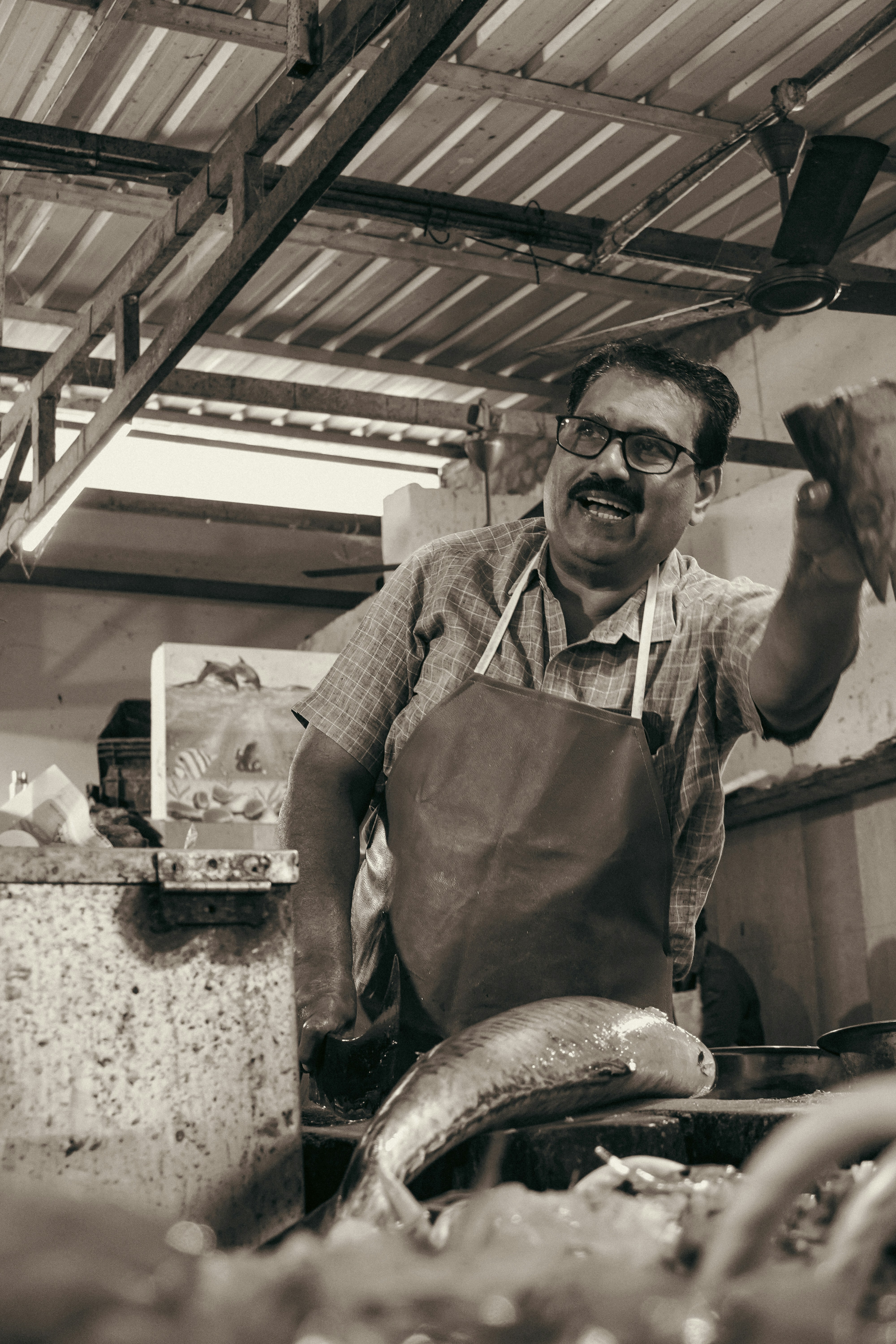 Chef’s Glee: A Carved Smile Behind the Grill