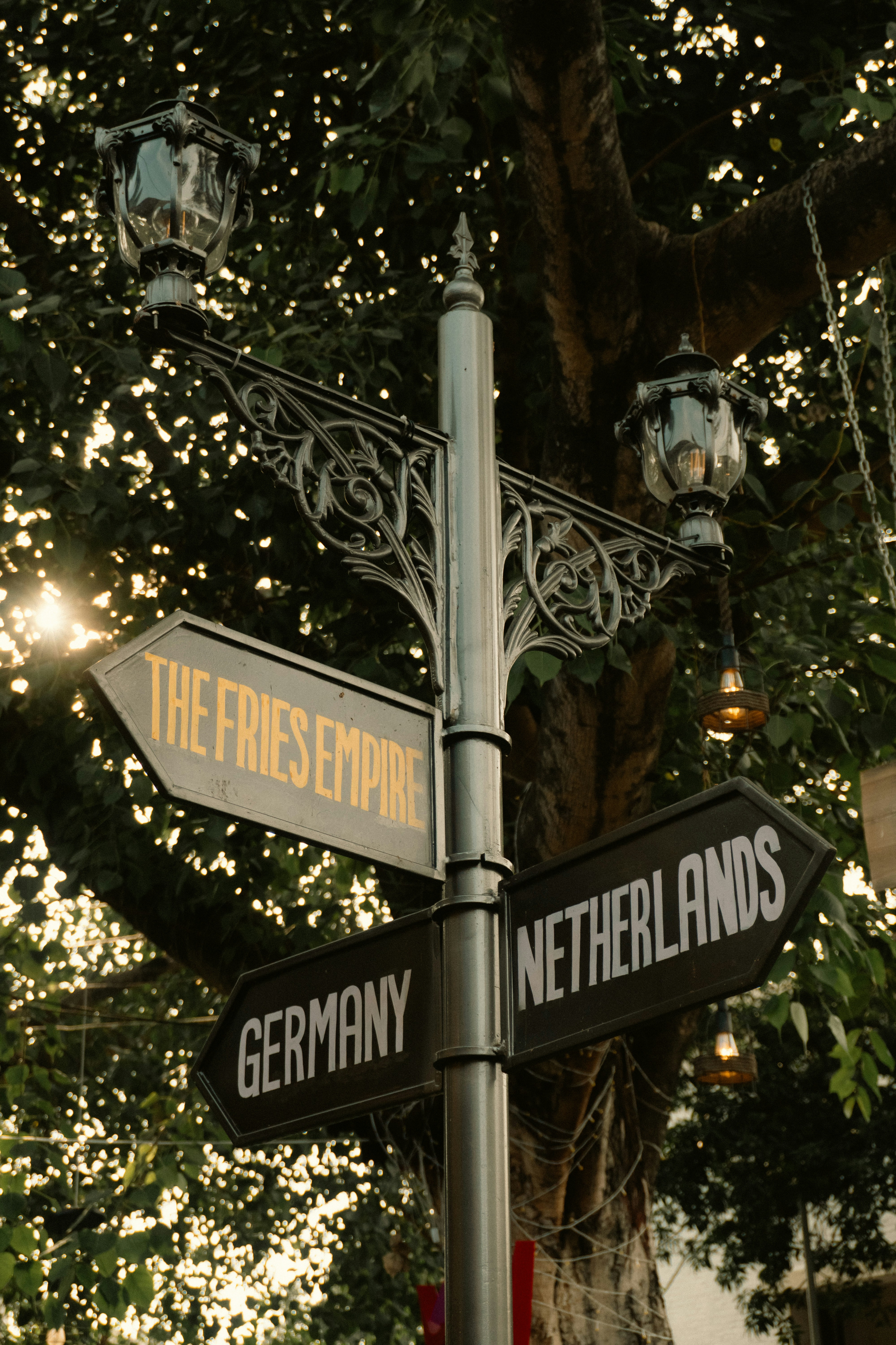 Crossroads at Dusk: Signpost to The Frie Empire