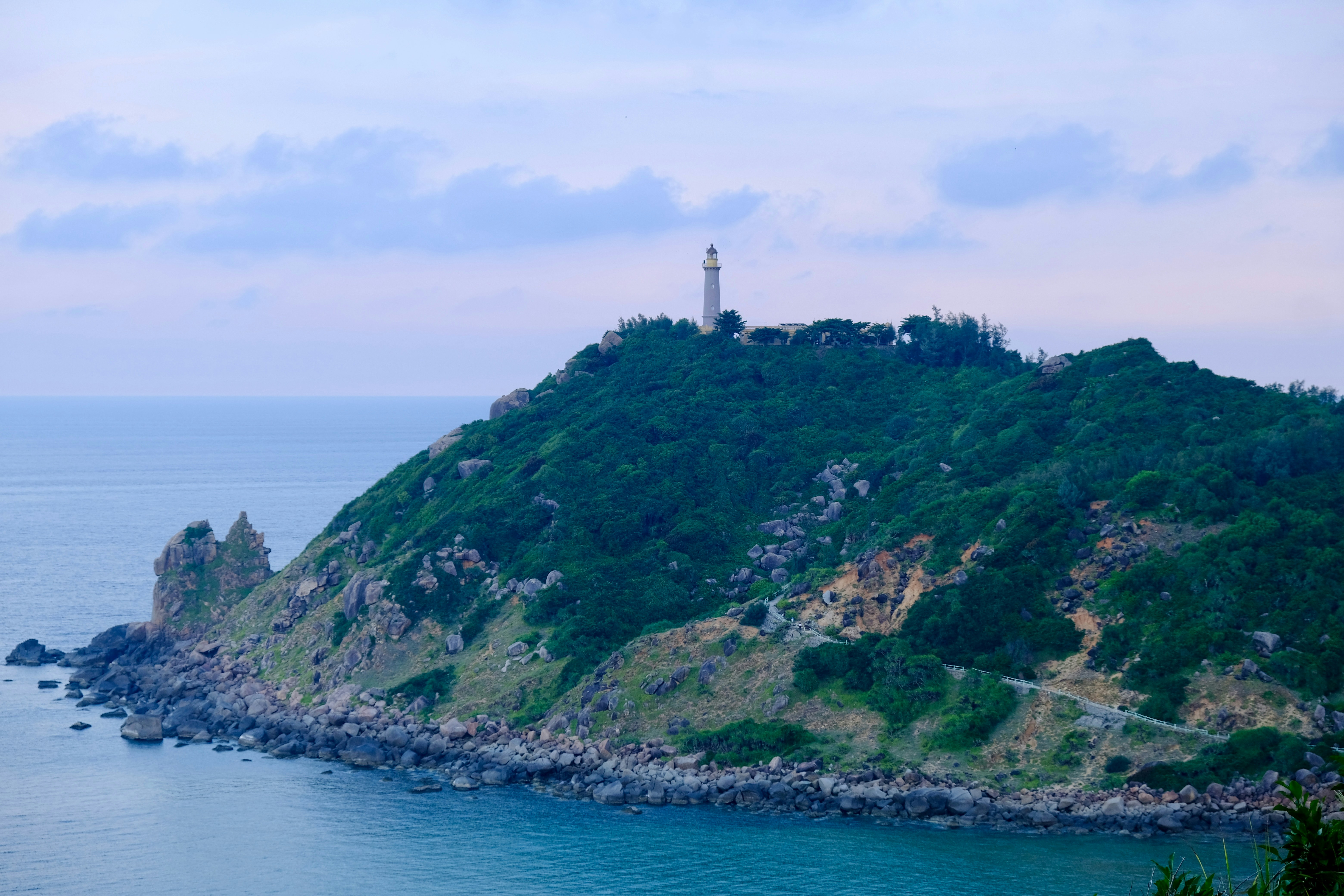 Lighthouse Crest: A Sentinel on the Coastal Hill