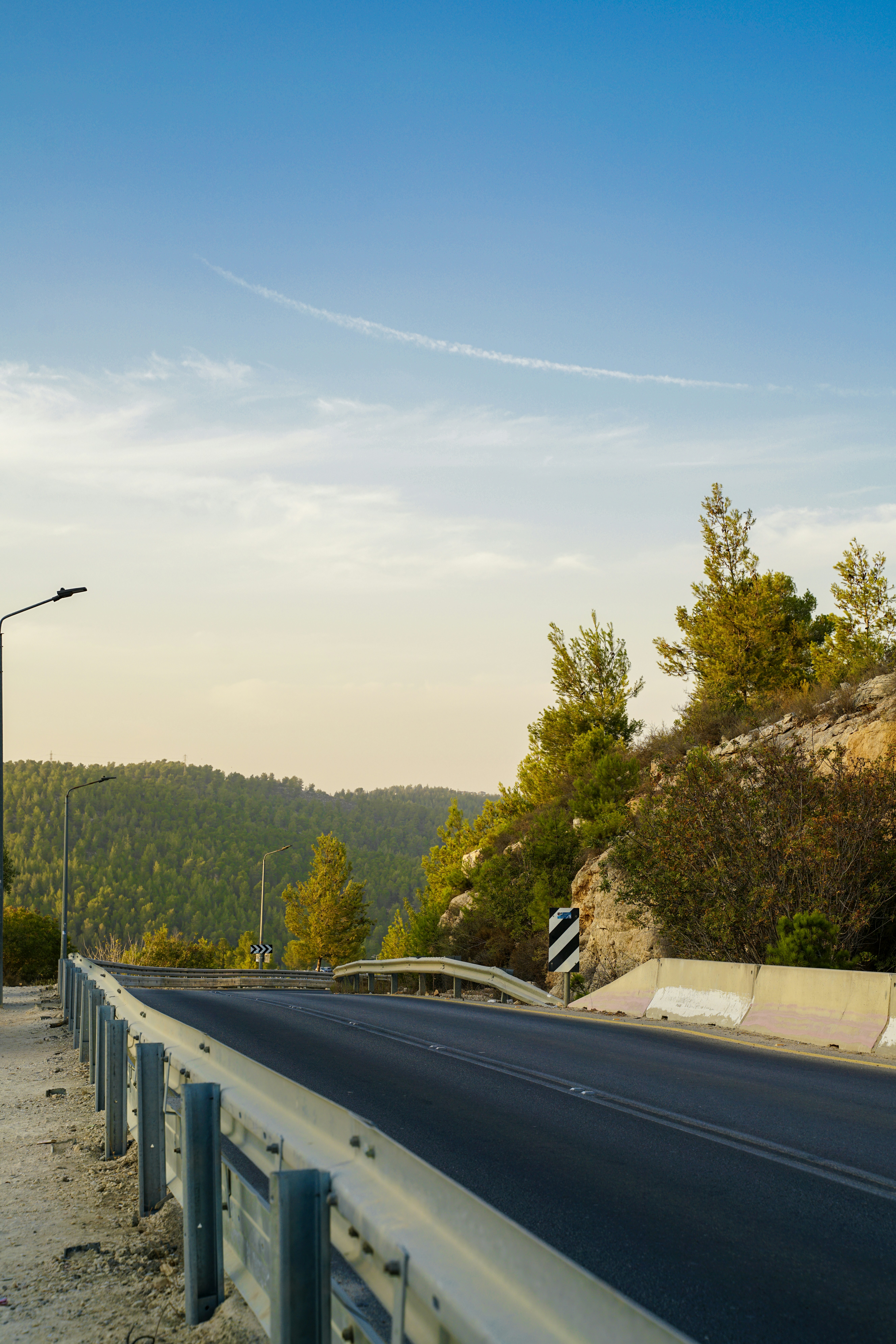 Sunlit Highway Canyon