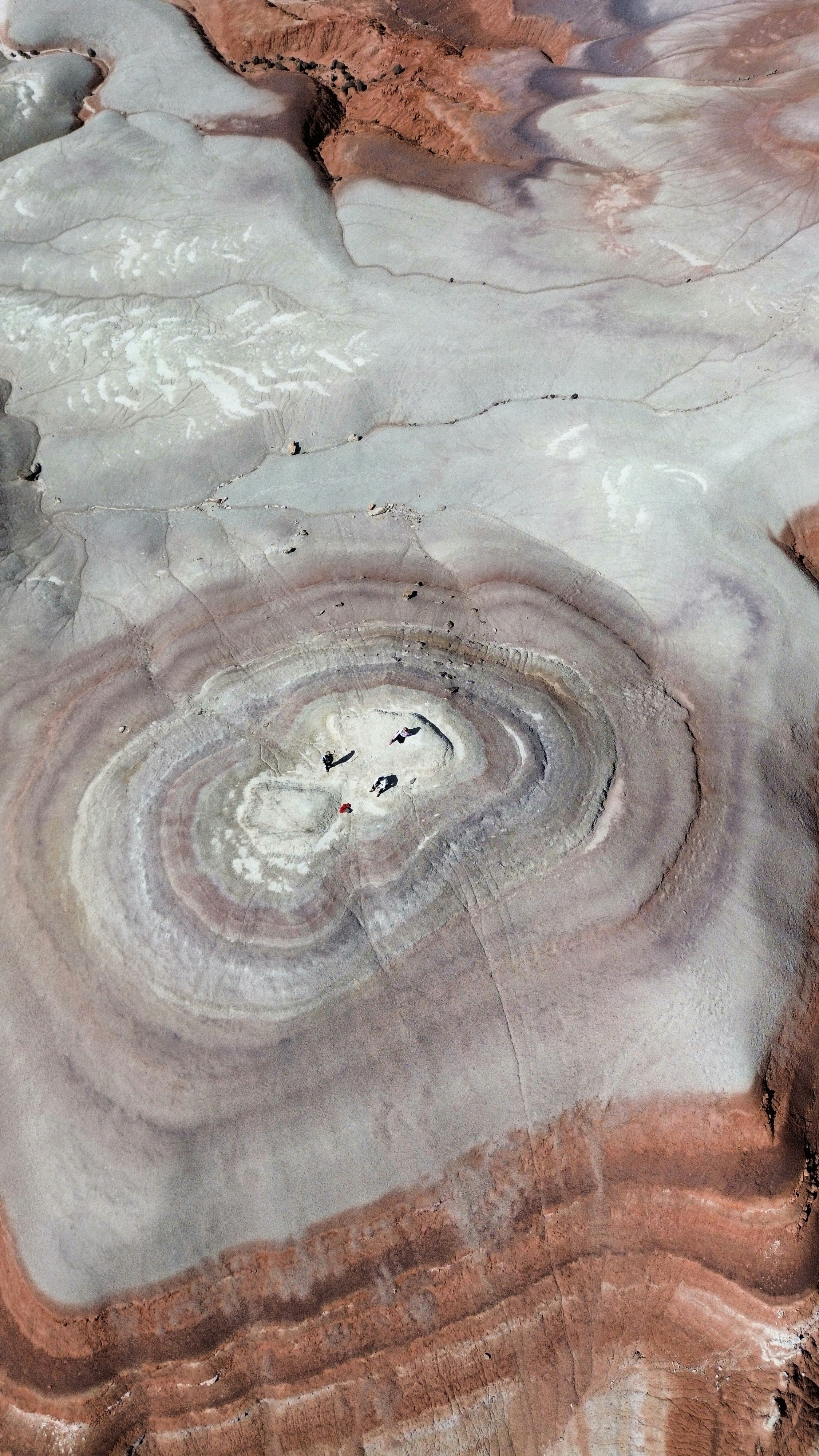 Circling Sands: a volcanic swirl carved in stone