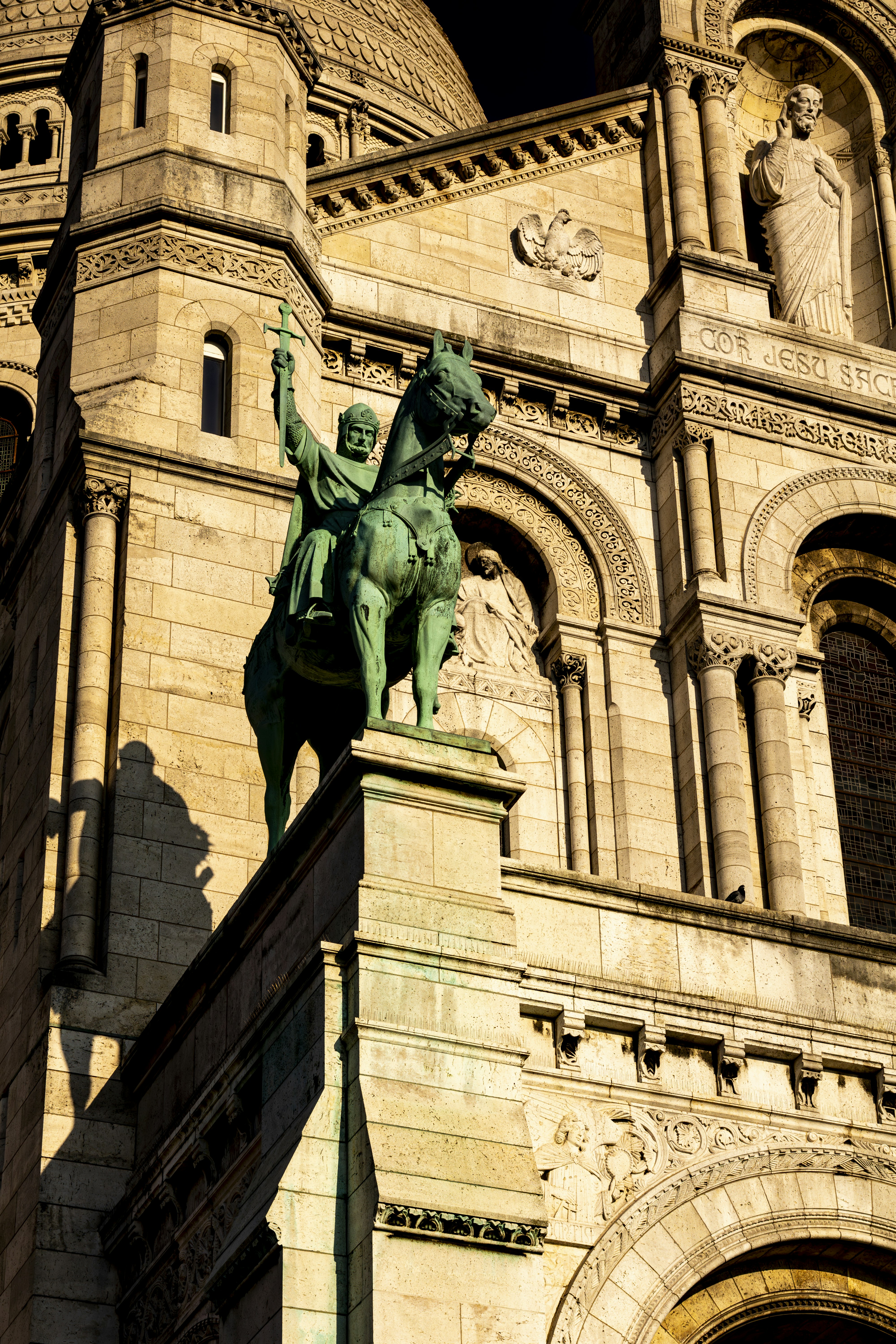 Equestrian Monument at the Grand Facade
