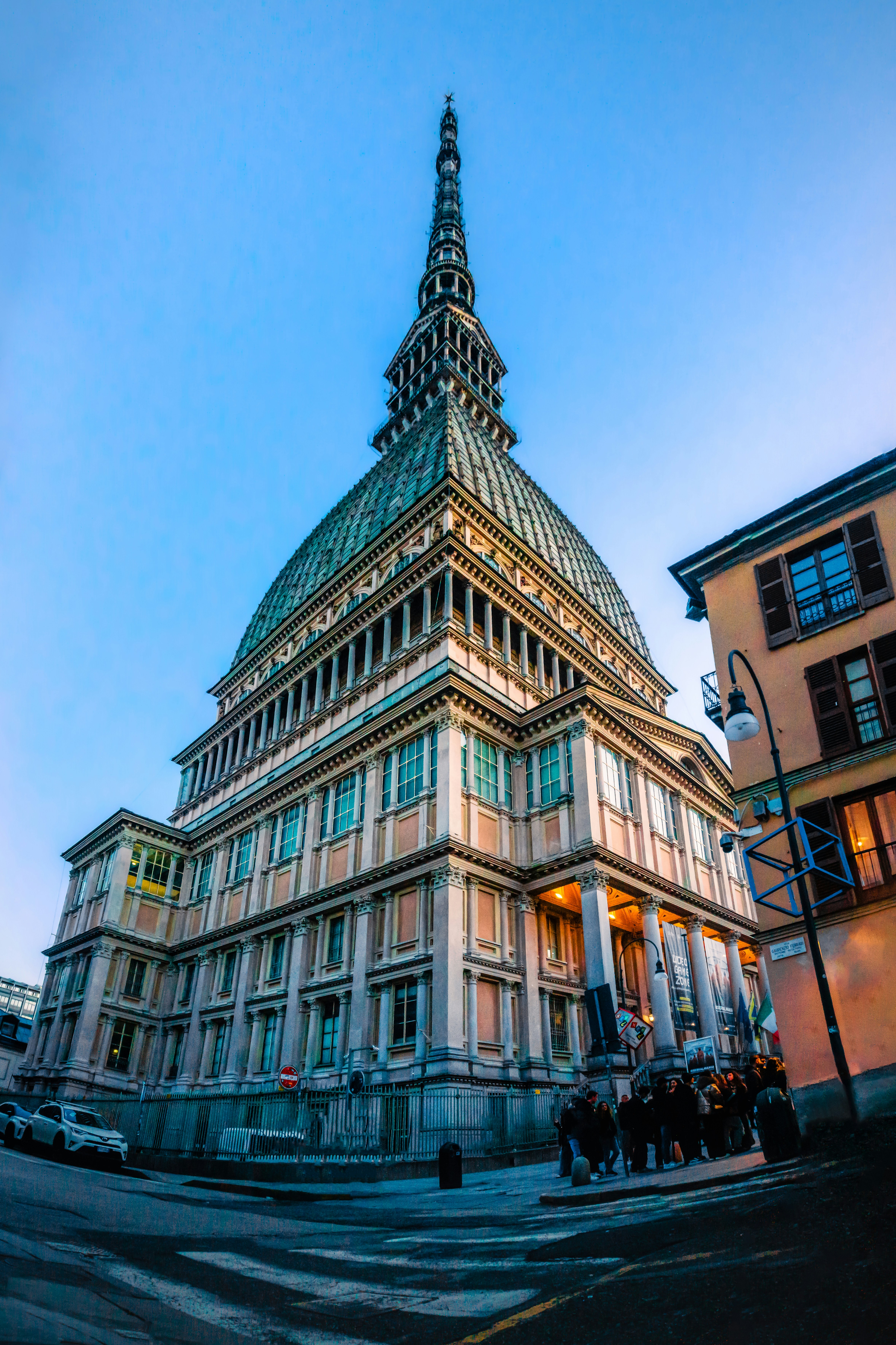 Spired Facade: The Turin of a City Hall Leaning Toward Sky