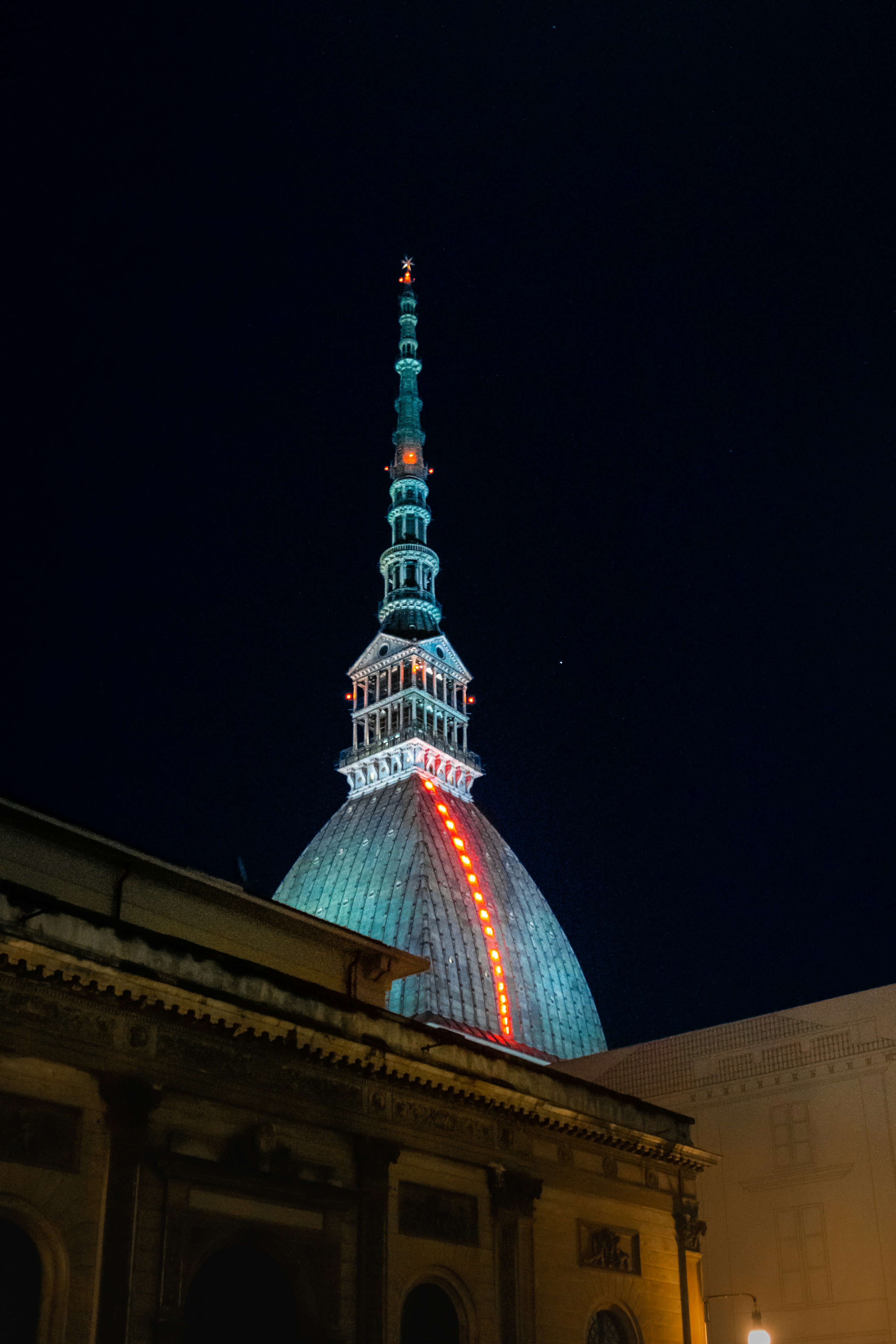 Spire Nightfall: A Cathedral Dome Pierces the Sky