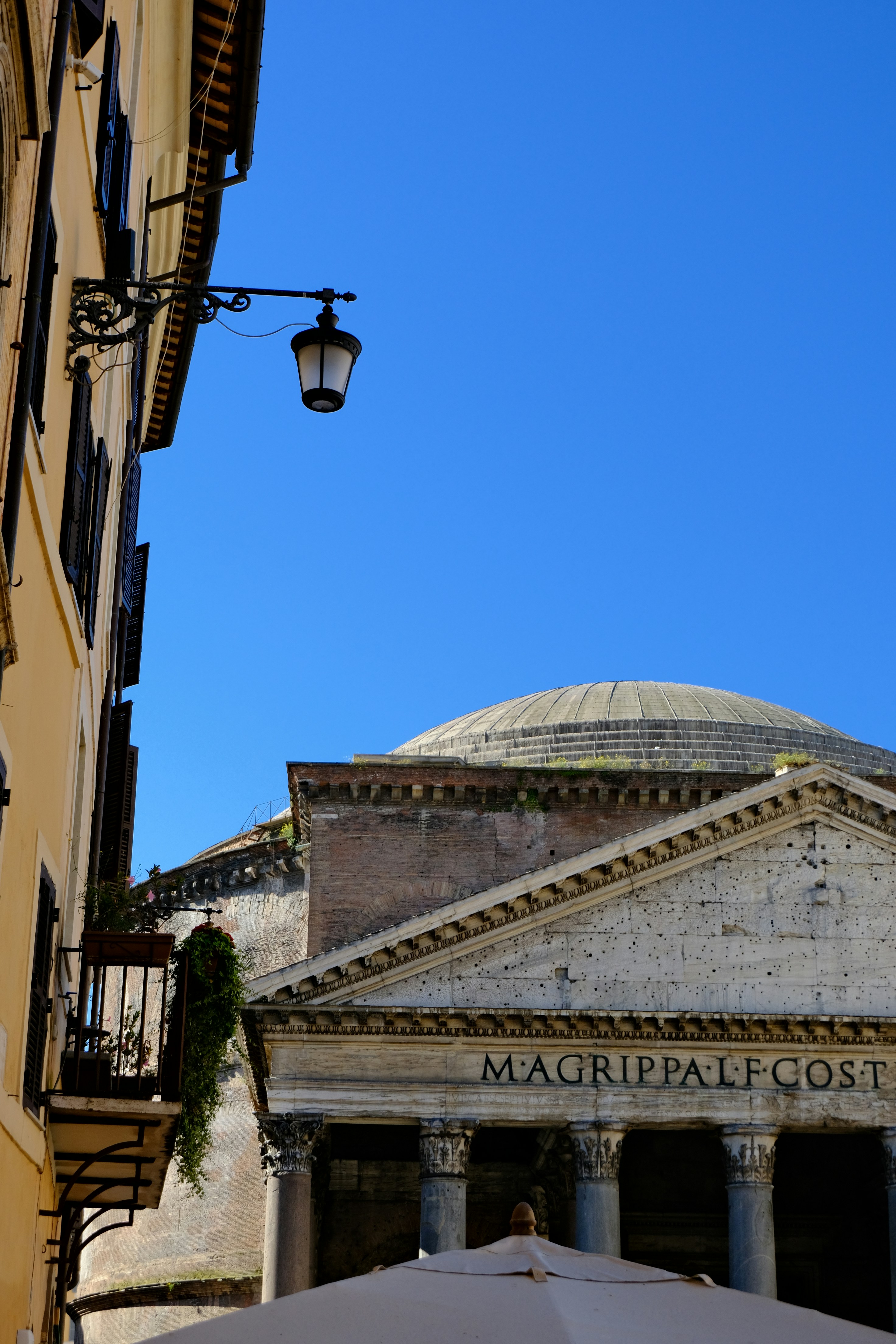 Blue Sky over a Classical Facade