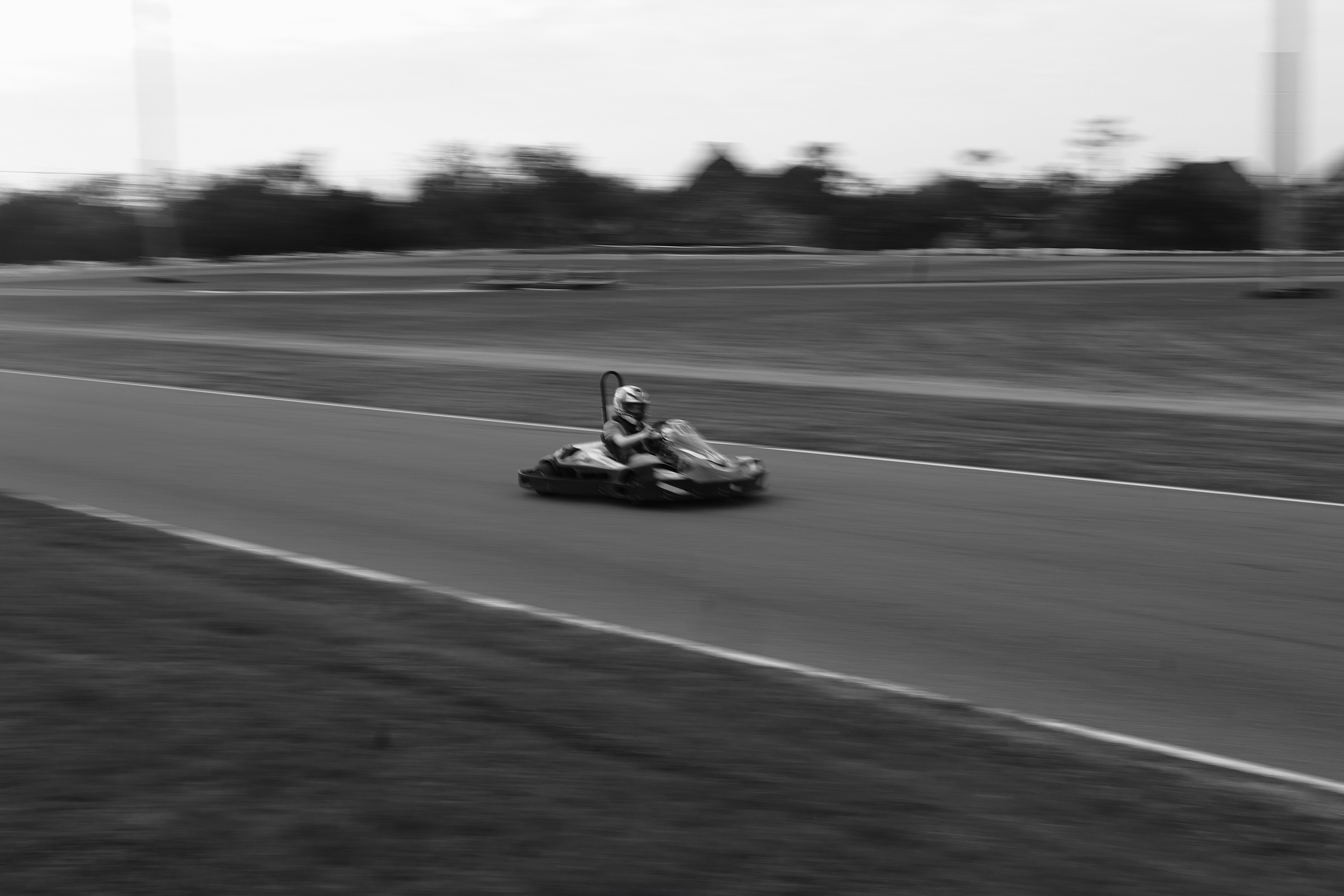 Kinetic Go-Kart in Motion: A Moment on the Track