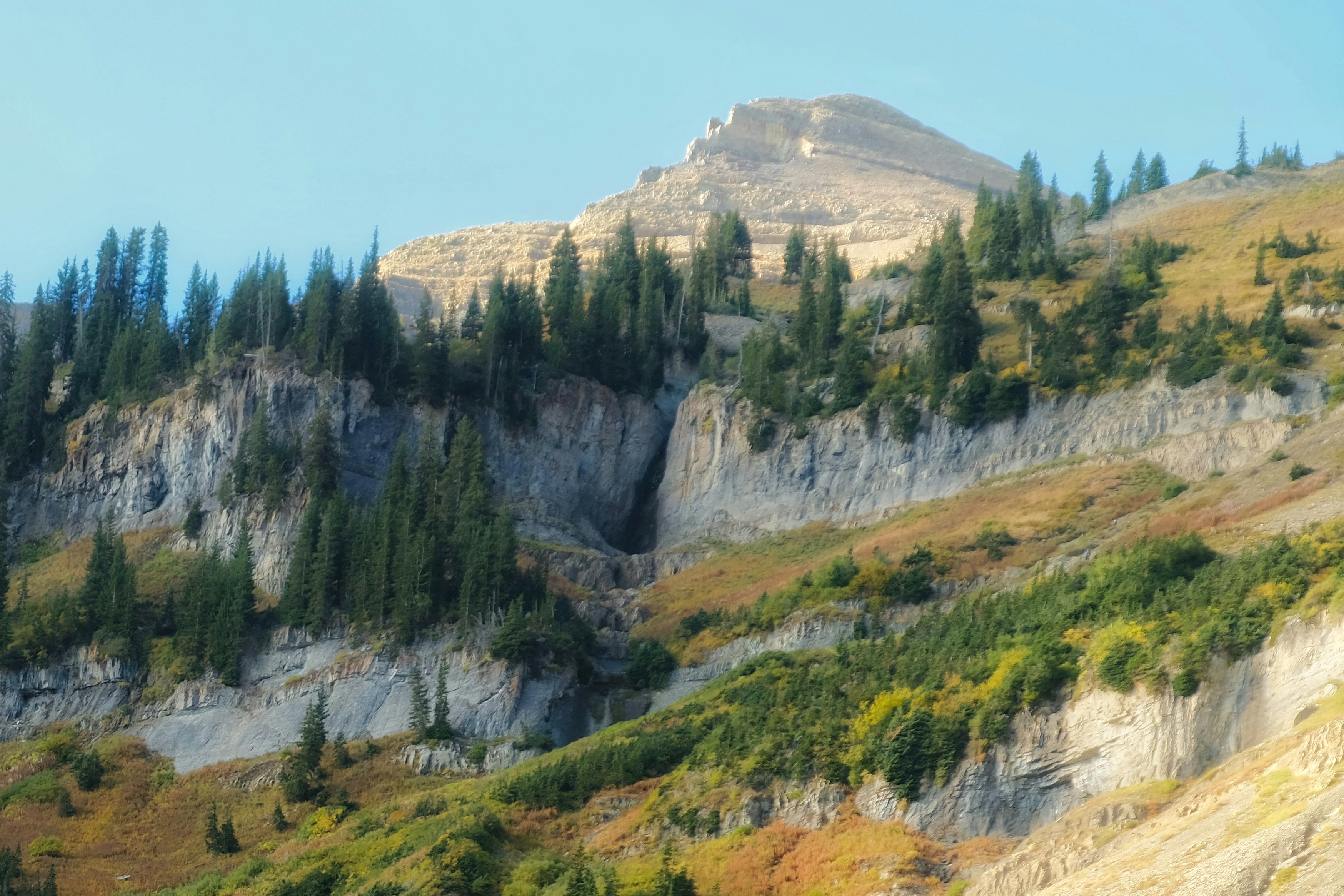 Emerald Ridge Under a Clear Crest