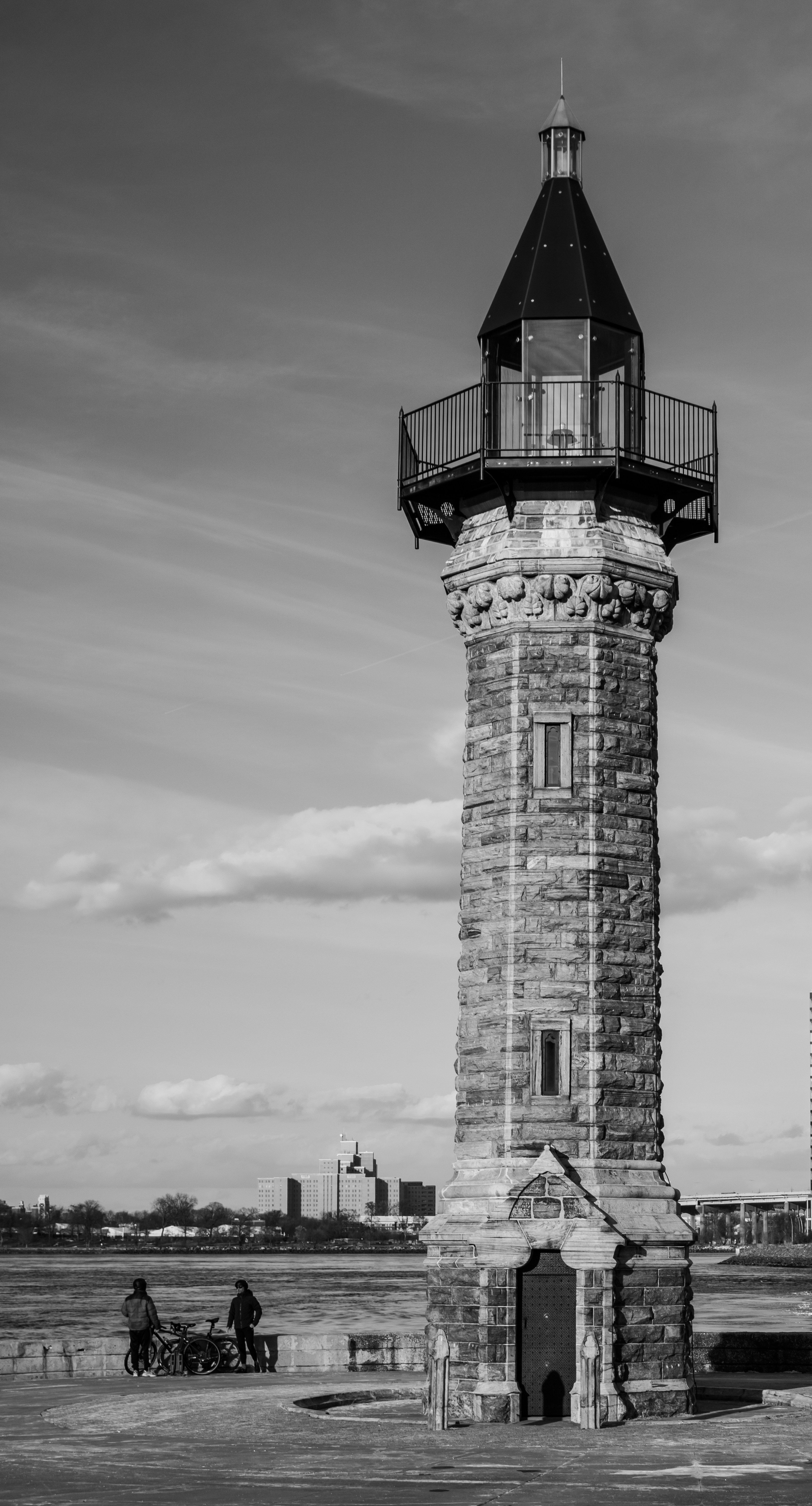 Lone Beacon: A Stone Tower Reaches Toward the Sky